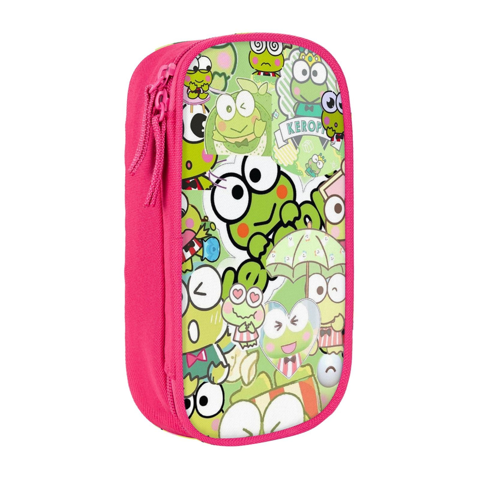 Keroppi Large Pencil Case, Durable Pencil Pouch with Big Capacity ...