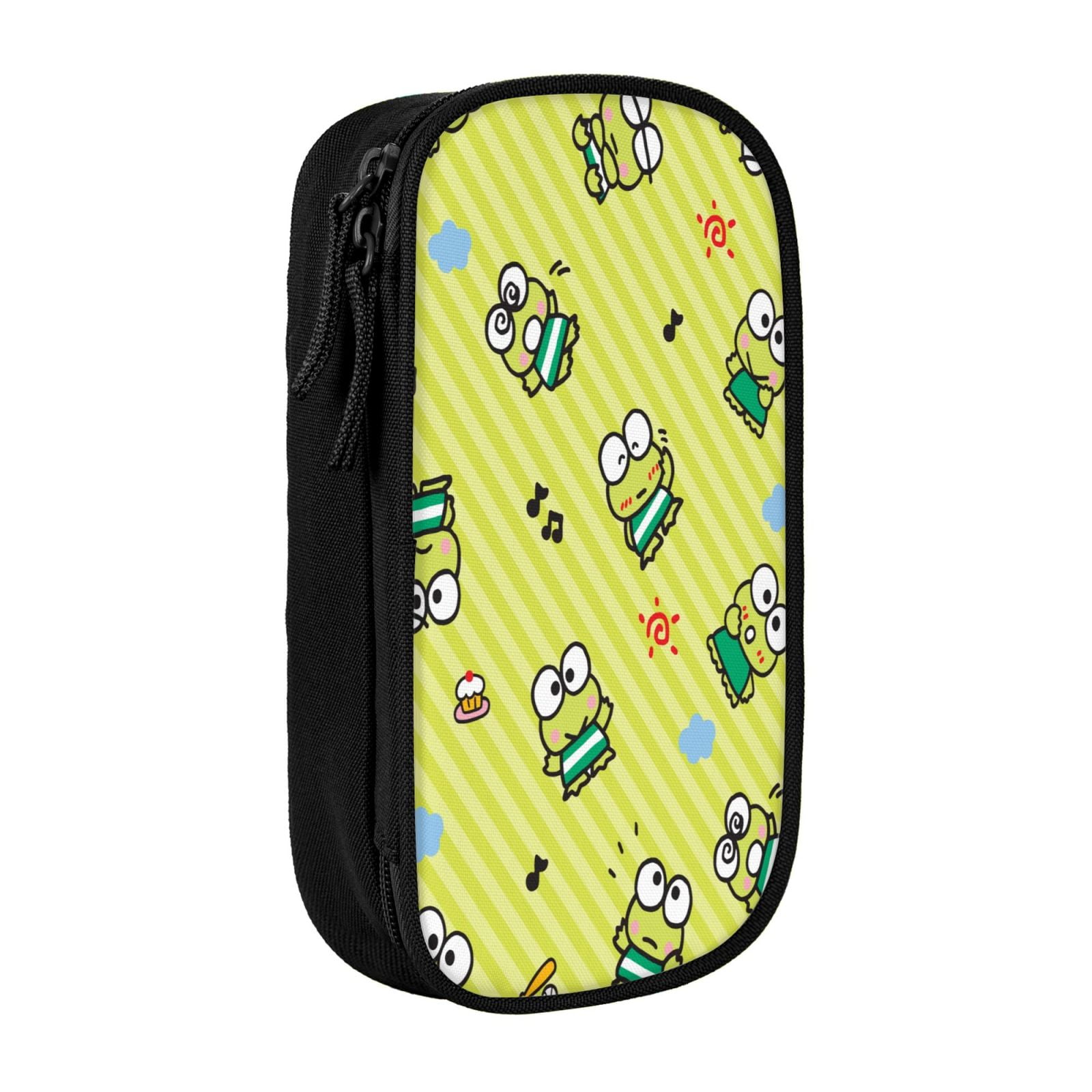 Keroppi Large Pencil Case, Durable Pencil Pouch with Big Capacity ...