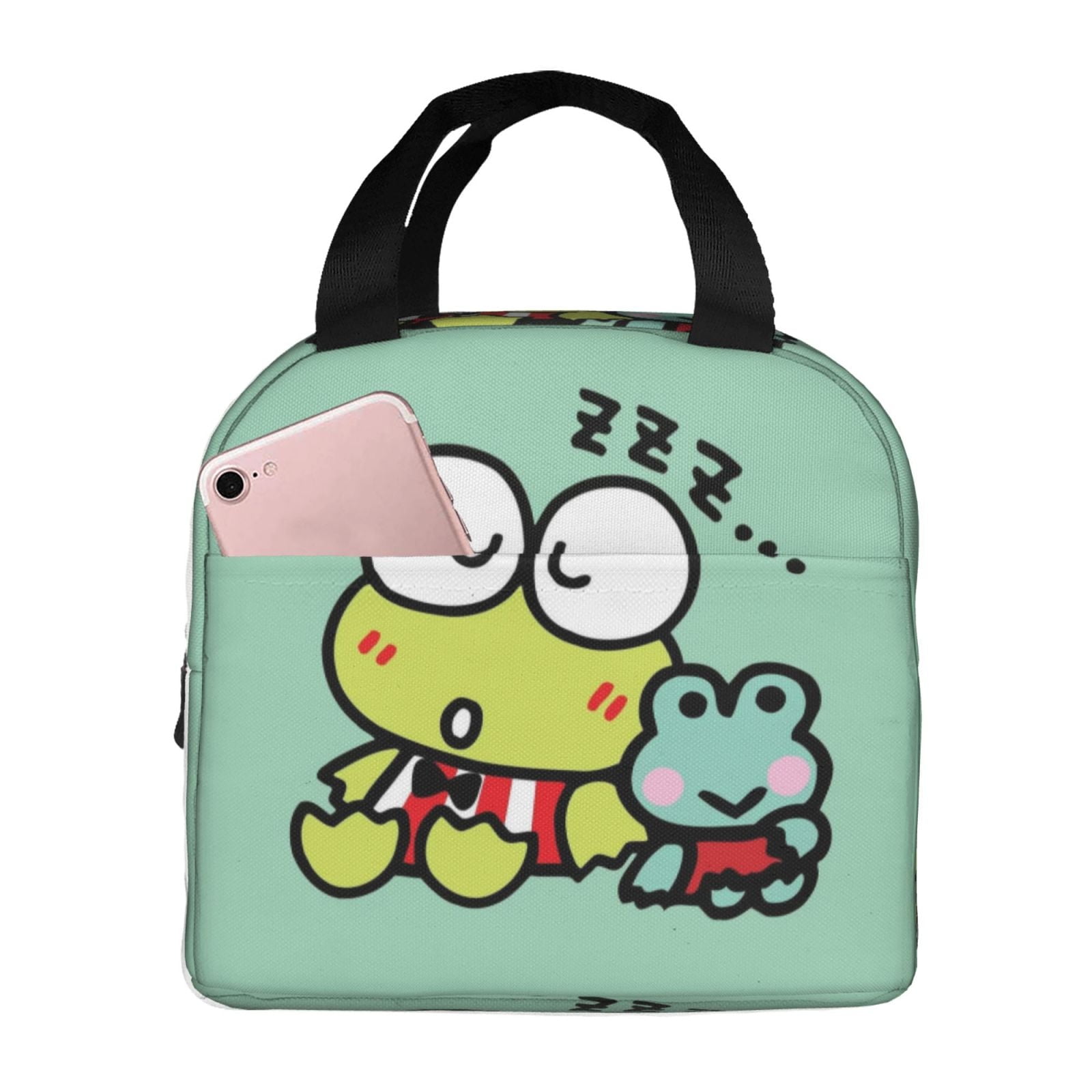 Keroppi Lunch Box Portable Lnsulation Lunch Bag Large Capacity Tote Bag ...