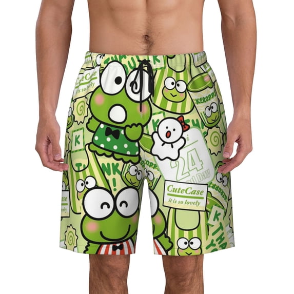 Keroppi Men's Swim Trunks Quick Dry Board Shorts Bathing Suit Swimsuits ...