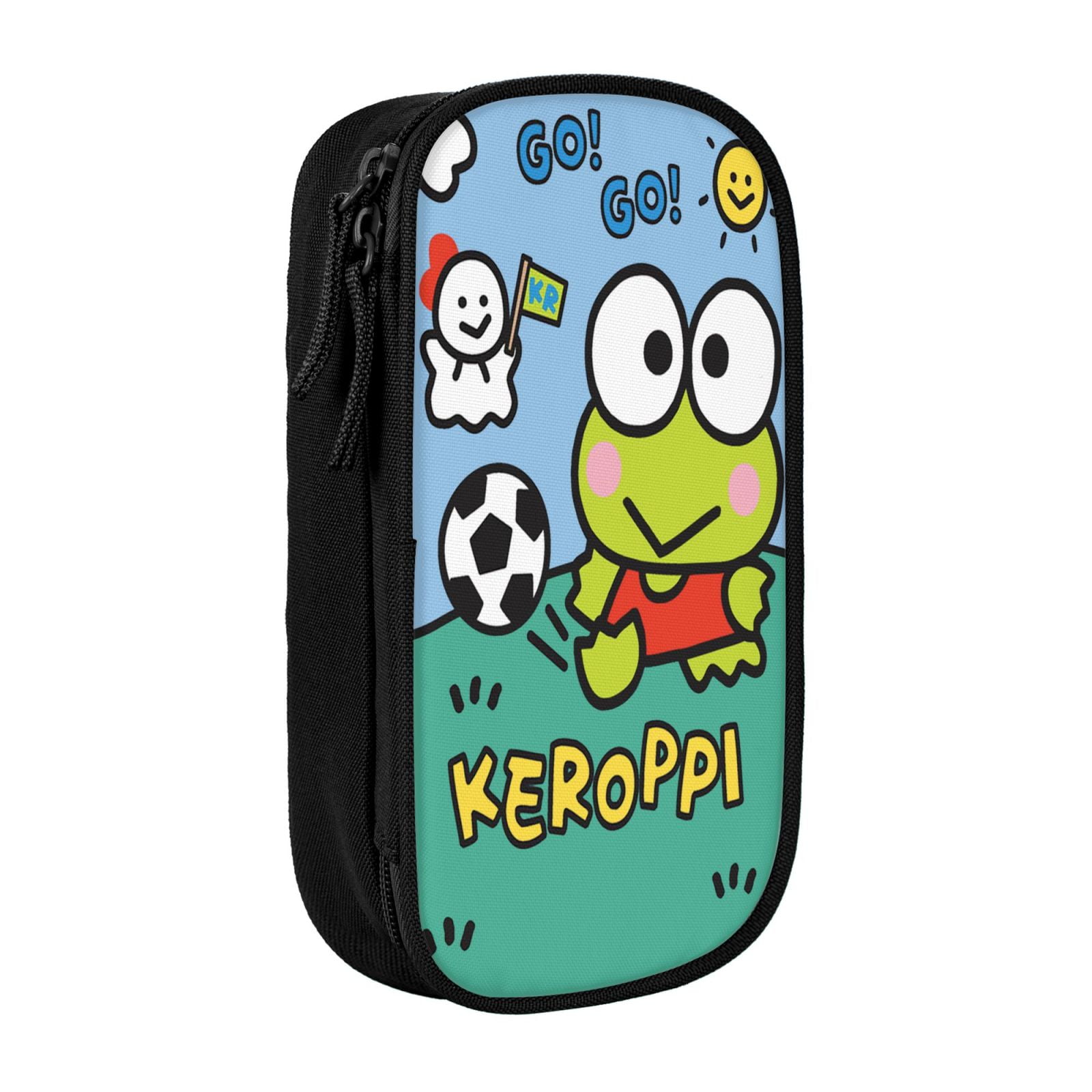 Keroppi Pencil Case Portable Pen Bag Pouch With Zipper For Teens ...