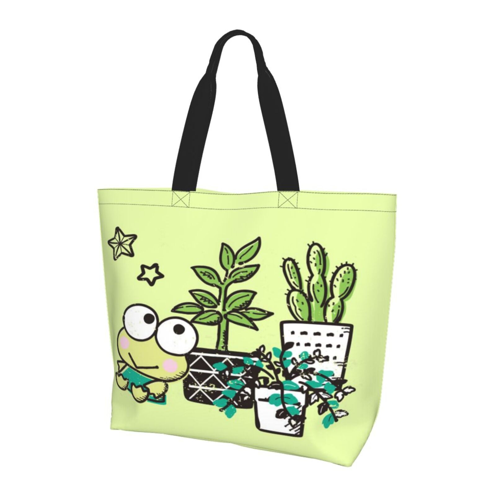 Keroppi Tote Bag For Women Cute Beach Bag Portable Handbag Ladies Sling ...