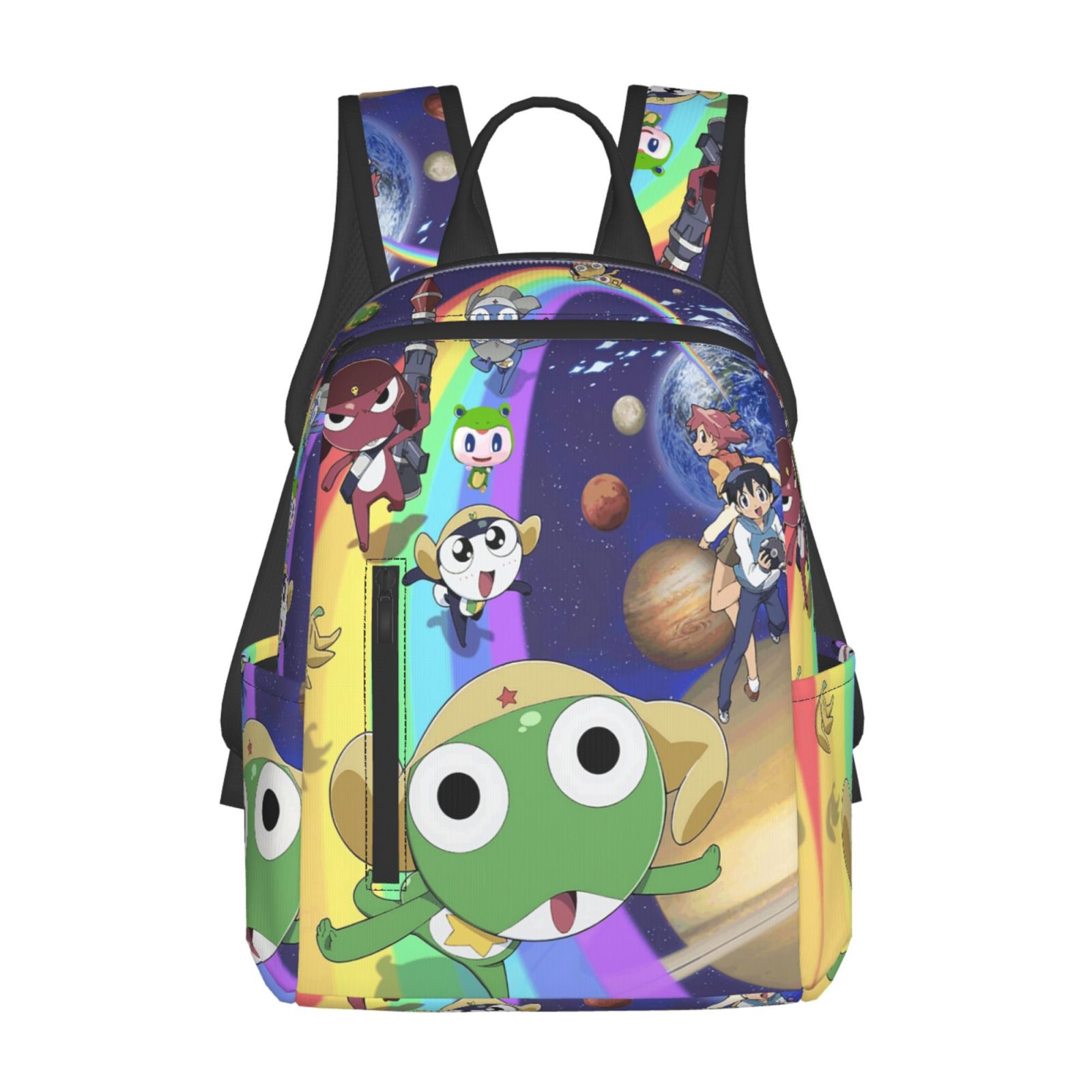 Keroro Gunso Frog Backpack Casual Daypack Laptop Bag Bookbag ...