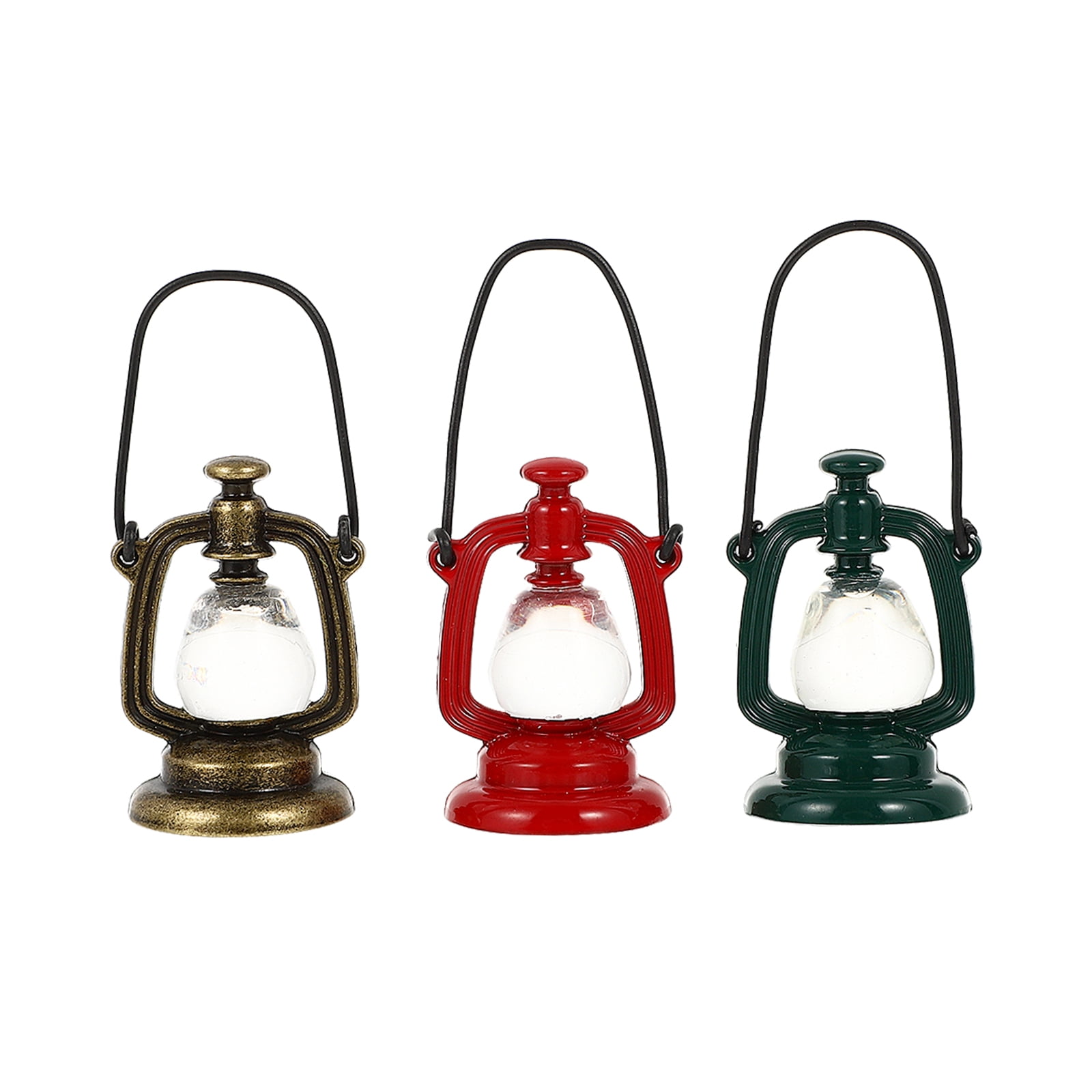 YSNOOWE Dollhouse Miniature Lanterns Red Resin 3Pcs 1.7In - Walmart.com