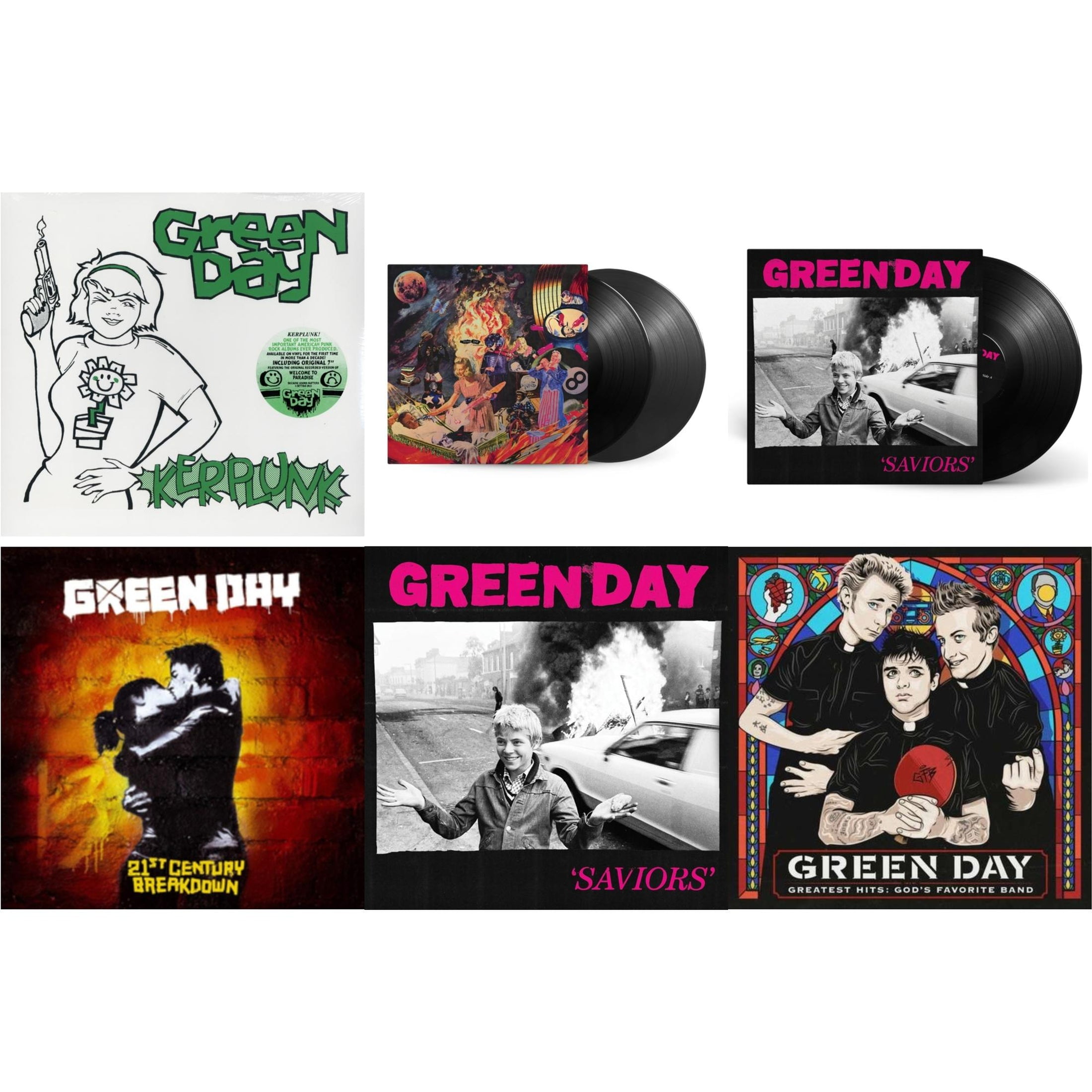 Kerplunk (120G/7Inch Single) & Insomniac (25Th Anniversary/2LP) & Saviors & 21St Century ...