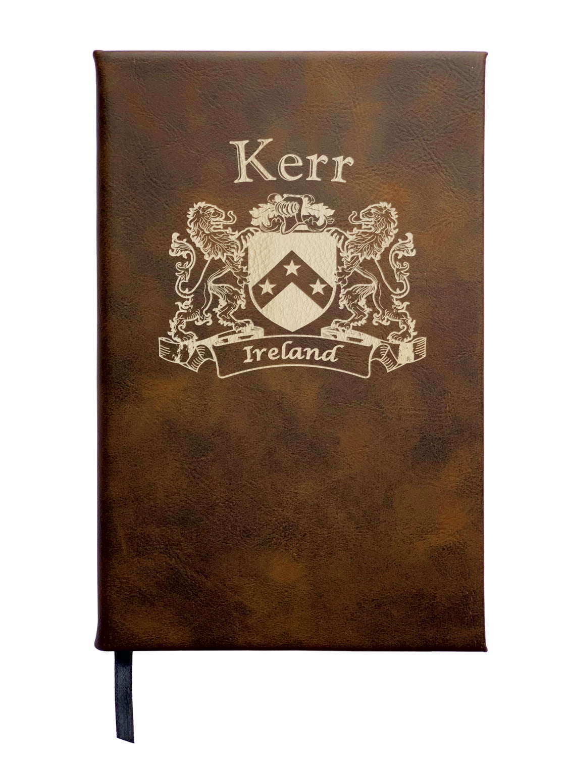 Kerr Irish Coat of Arms Leather Journal - Walmart.com
