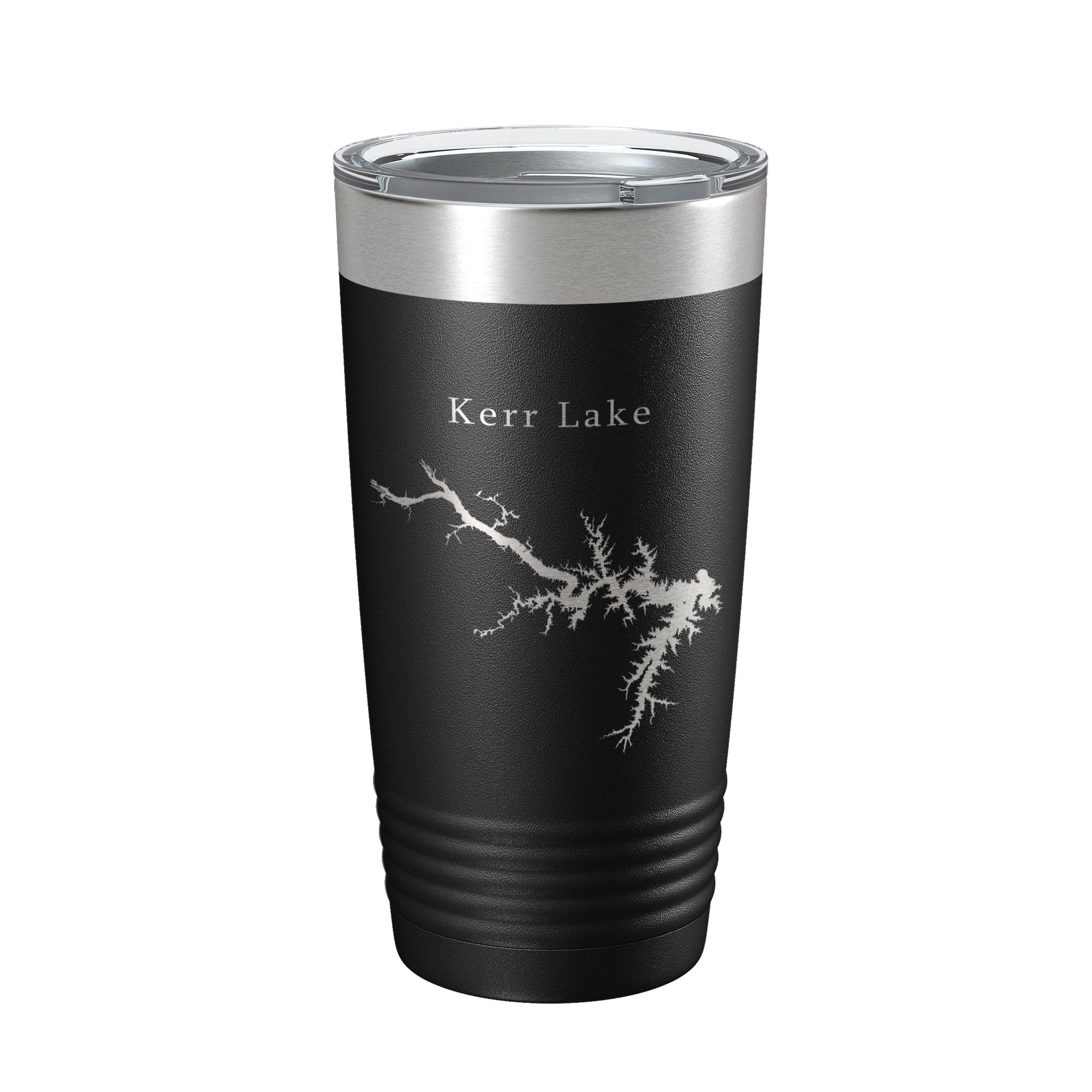 Kerr Lake Reservoir Buggs Island Tumbler Lake Map Travel Mug Insulated ...