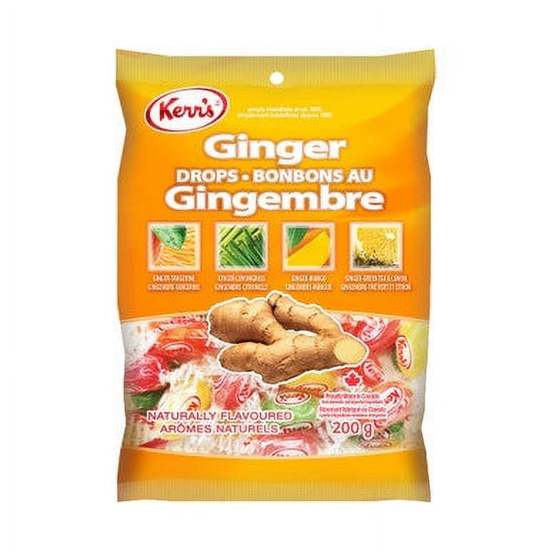 Kerr's Ginger Drops Hard Candies, 200g/7 oz. Bag {Imported from Canada ...