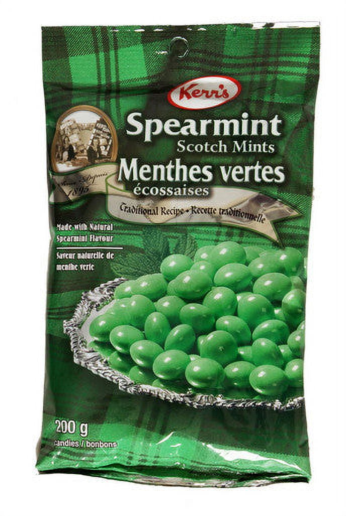 Kerr's Spearmint Scotch Mints, 200g/7.05 oz. Peg Bag (Imported from ...