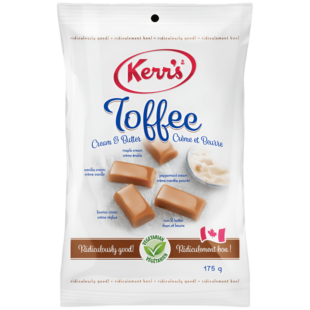 Kerr's Toffee Cream & Butter Assorted Flavours, 175g/6.2oz - Walmart.com