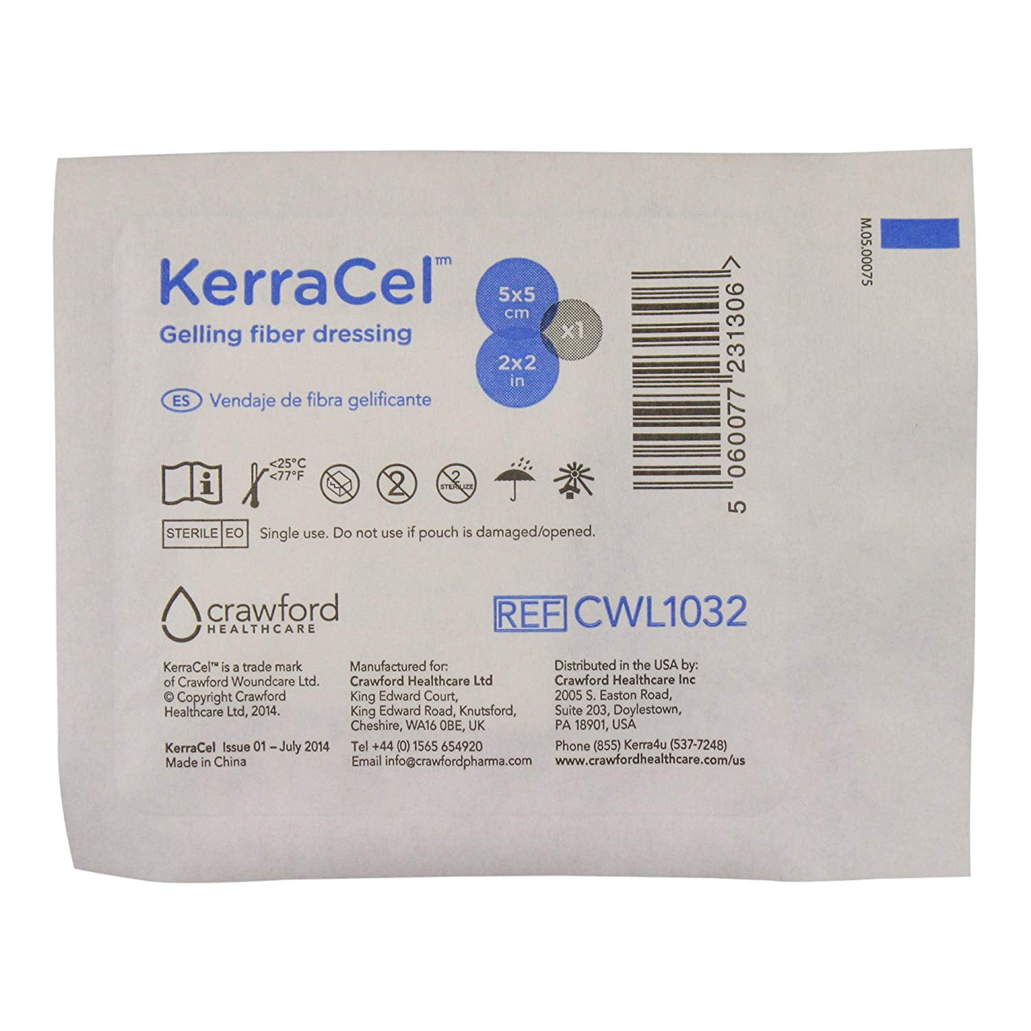 KerraCel 2"x 2" Gelling Fiber Wound Dressing (CWL1032) - Absorbs and ...