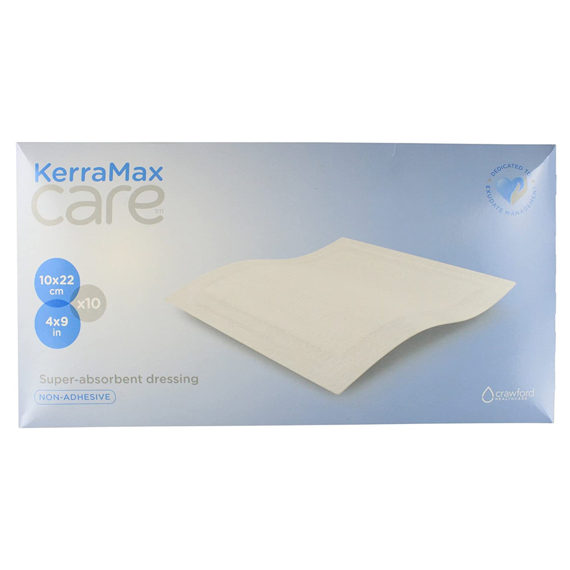 KerraMax Care Super Absorbent Dressing, 4 x 9 Inch, 3M Systagenix/KCI ...