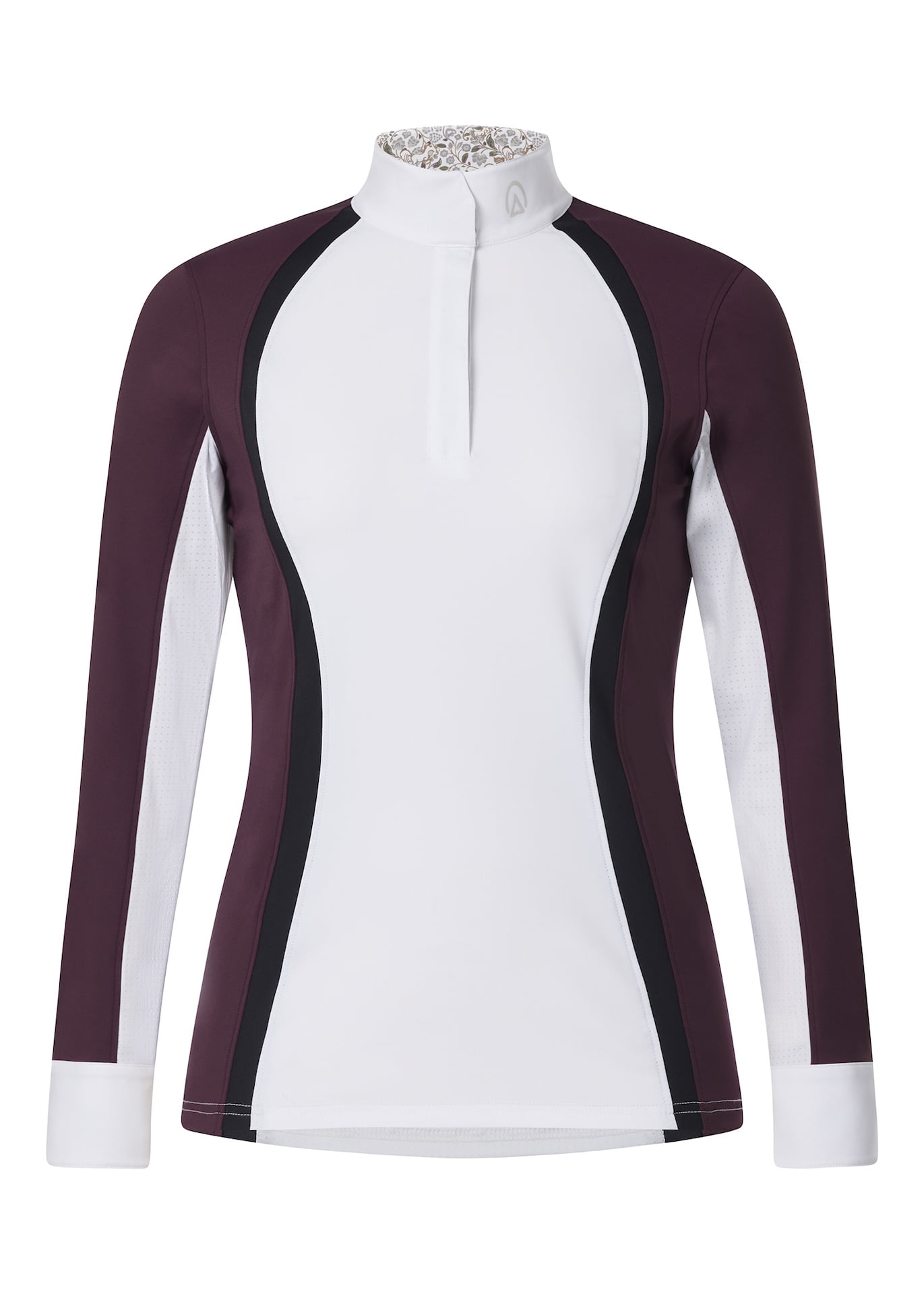 Kerrits Affinity® Long Sleeve Show Shirt (Vineyard/Filigree Horse, S ...
