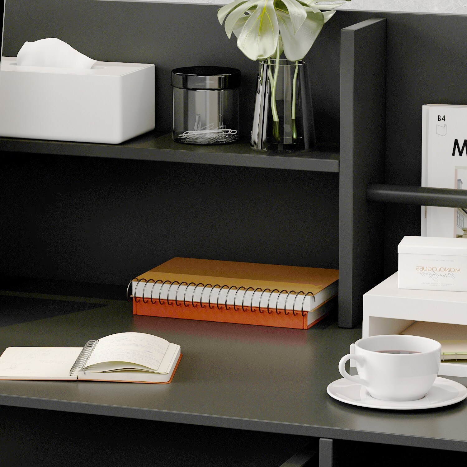 Kerrogee 47.2"L Reception Counter Desk with Lockable Drawers Table ...