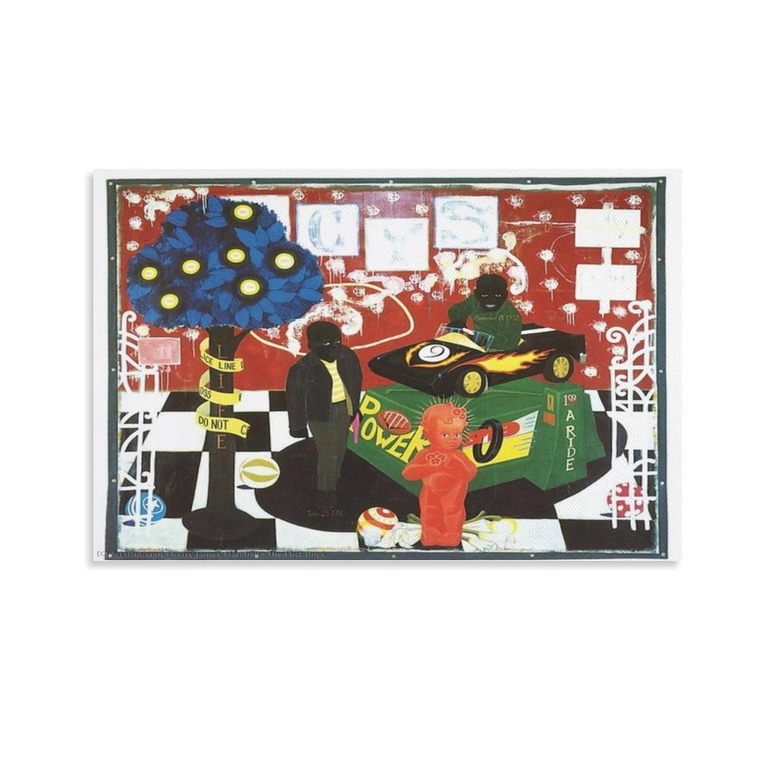 Kerry James Marshall Poster Black People Painting Art Posters (28 ...