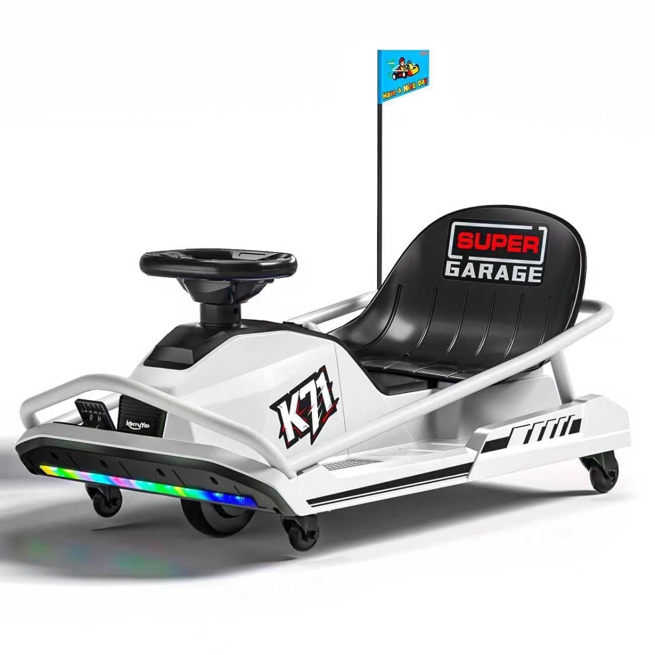 Kerry Yoo K71 Drift Kart, 24V Crazy Cart Go Kart for Kids, Electric ...