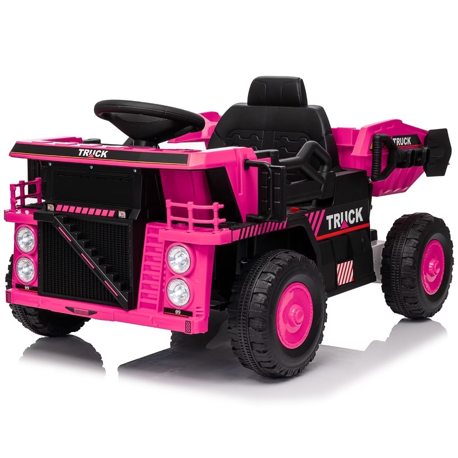 Kerry Yoo Ride on Dump Truck, 12V Construction Vehicle Tractor with ...