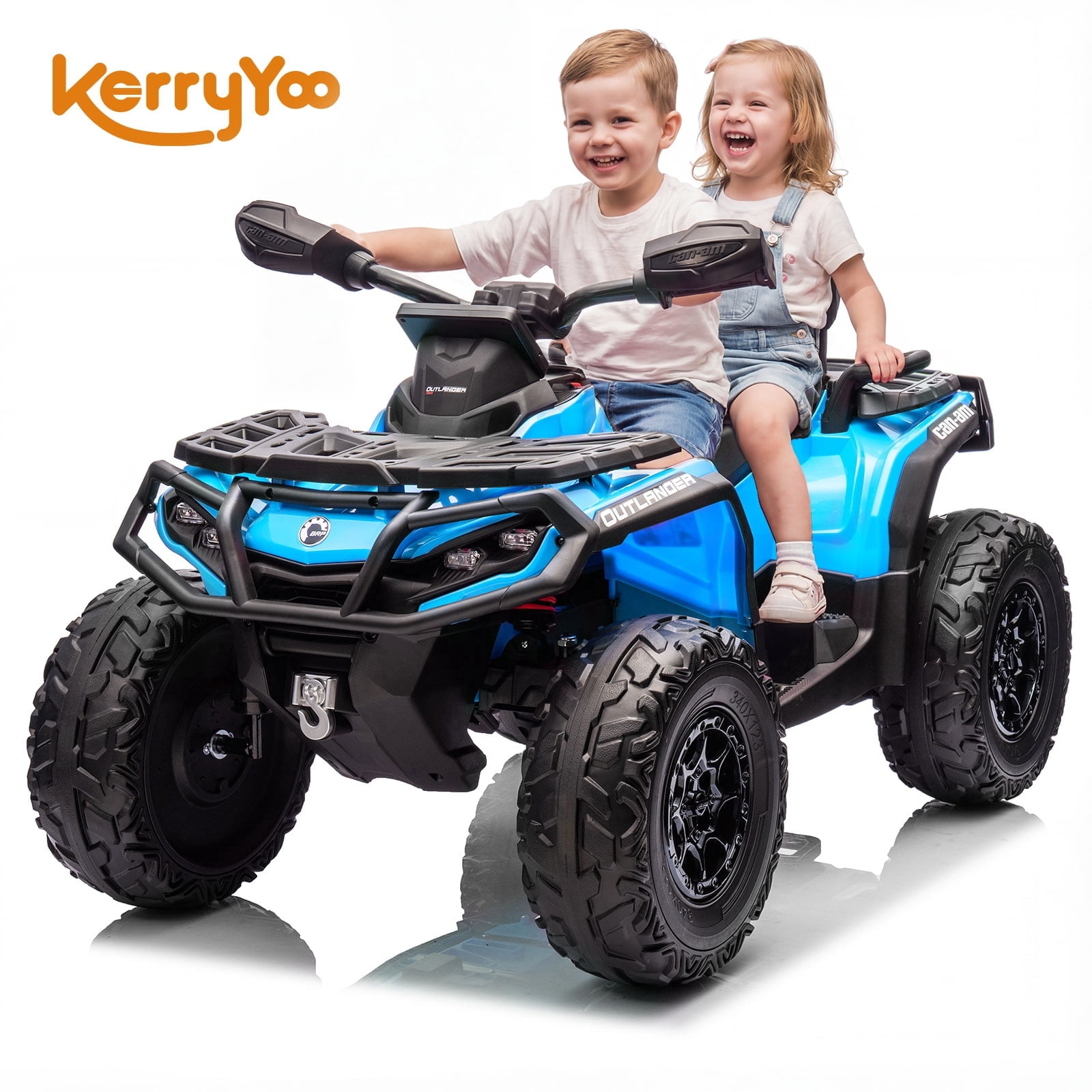 Kerry Yoo SAT5 24V Kids ATV, Licensed Can-am 4 Wheeler for Kids ...