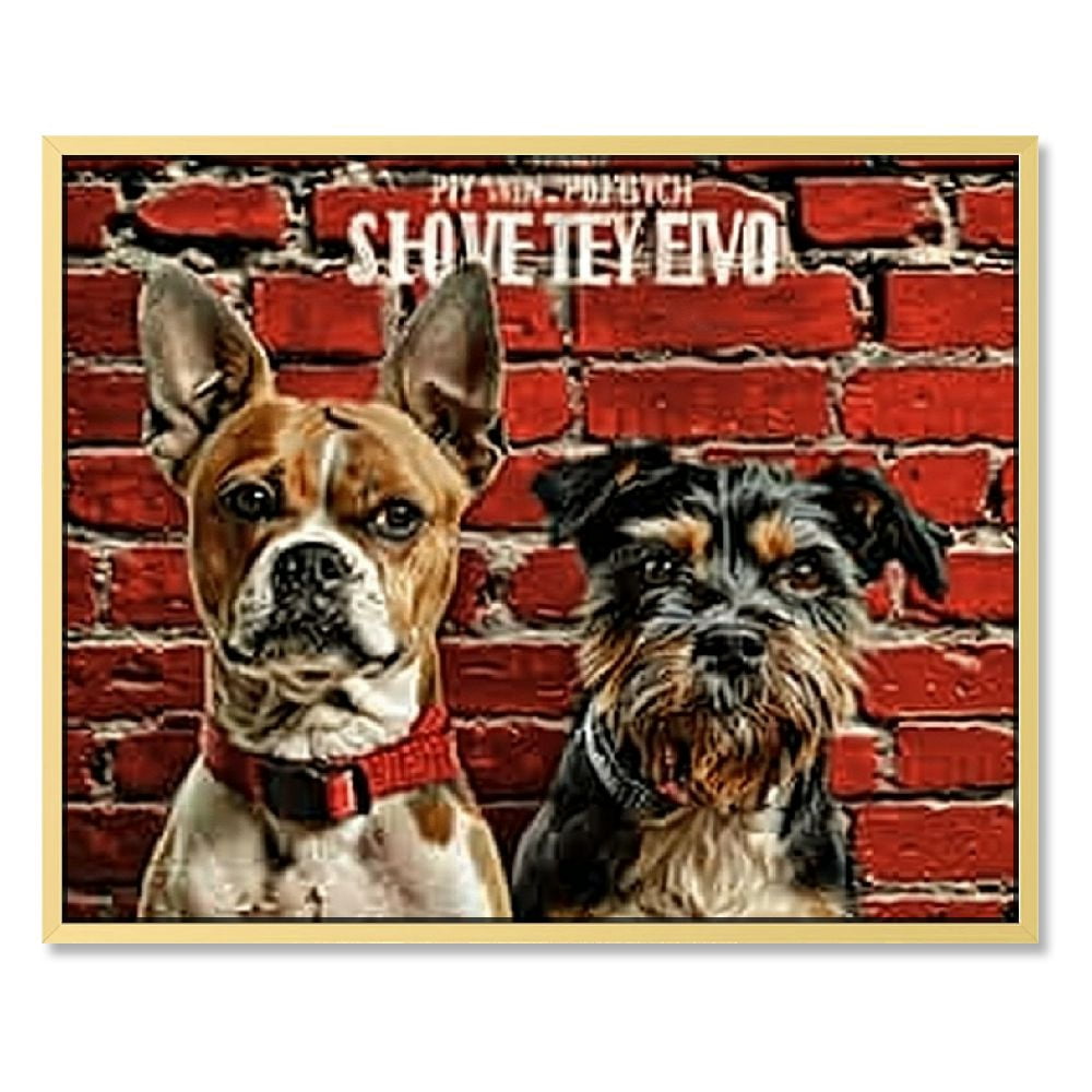 Kerry dober Strays Cool Art Print Posters for Room - Matte canvas ...
