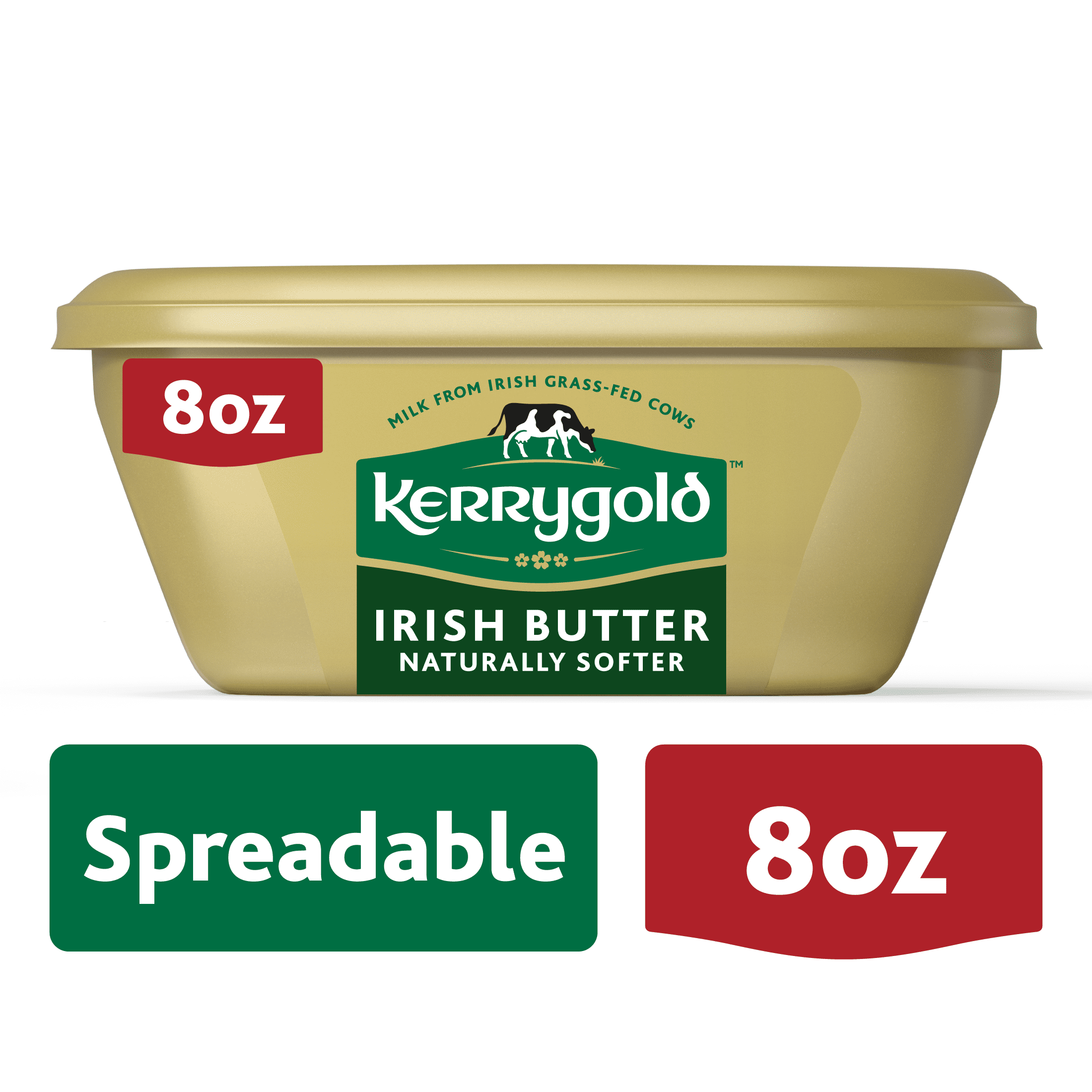 Kerrygold Naturally Softer Irish Butter, All Purpose Grass Fed Soft ...