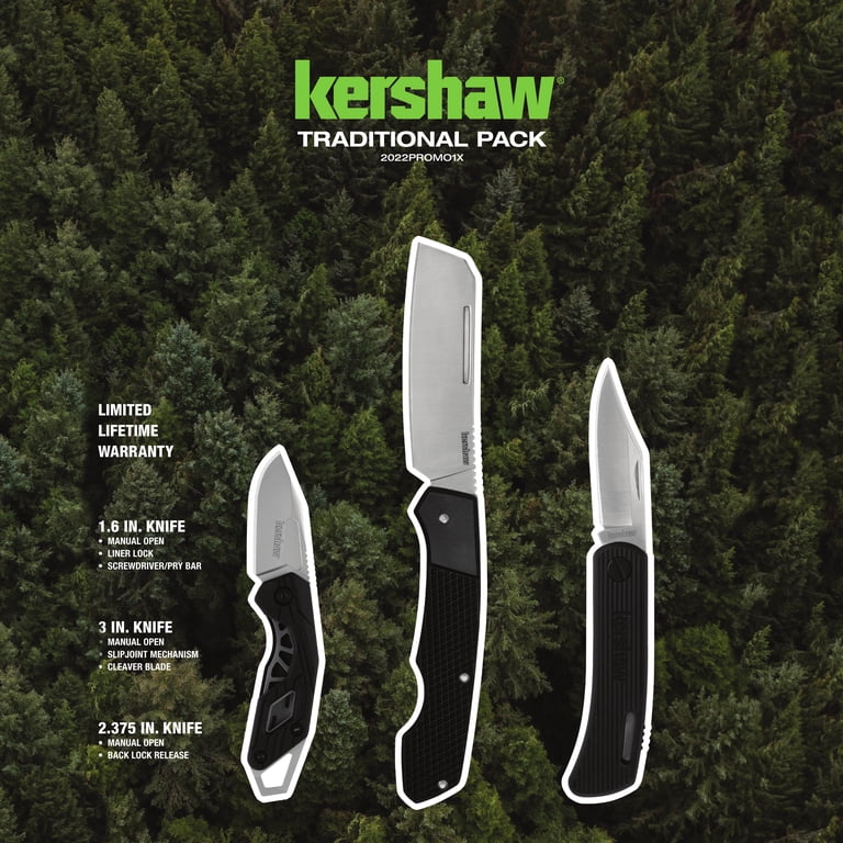 Kershaw Holiday Knife Set Piece Traditional Knives Gift 60 Off