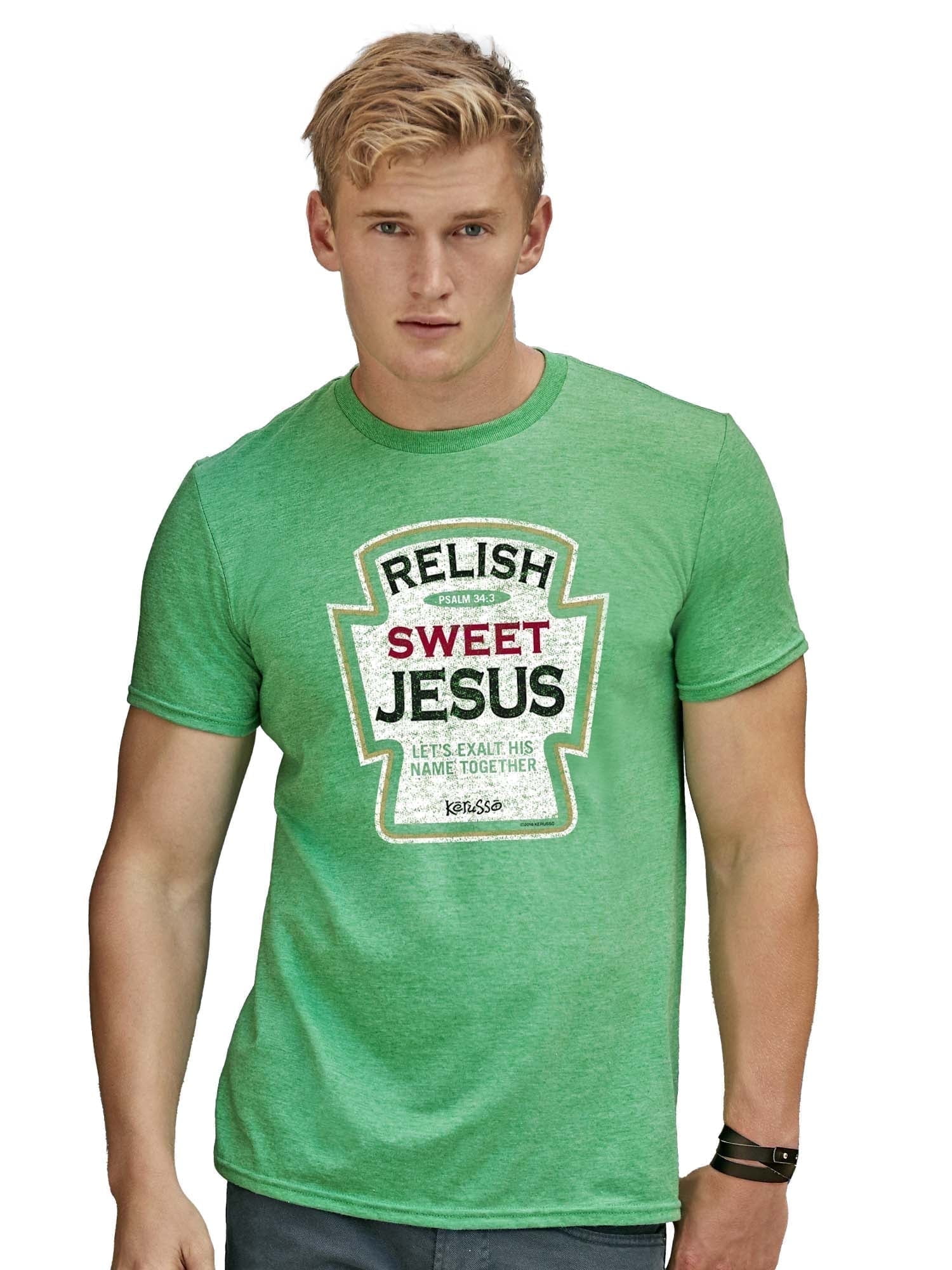 Kerusso Unisex Short Sleeve Casual T-Shirt, Relish, Green, MD - Walmart.com