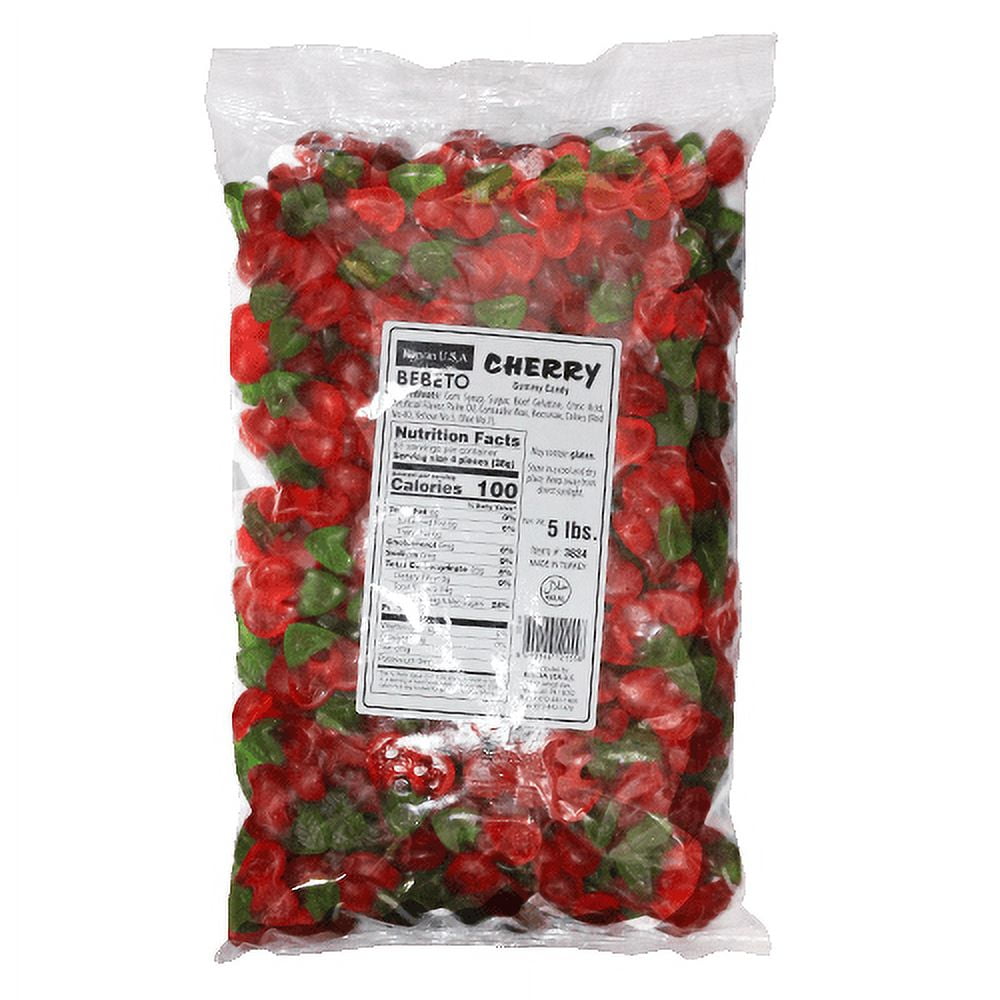 Kervan Cherry Gummy Candy 5 lb. Bulk Bag - Walmart.com