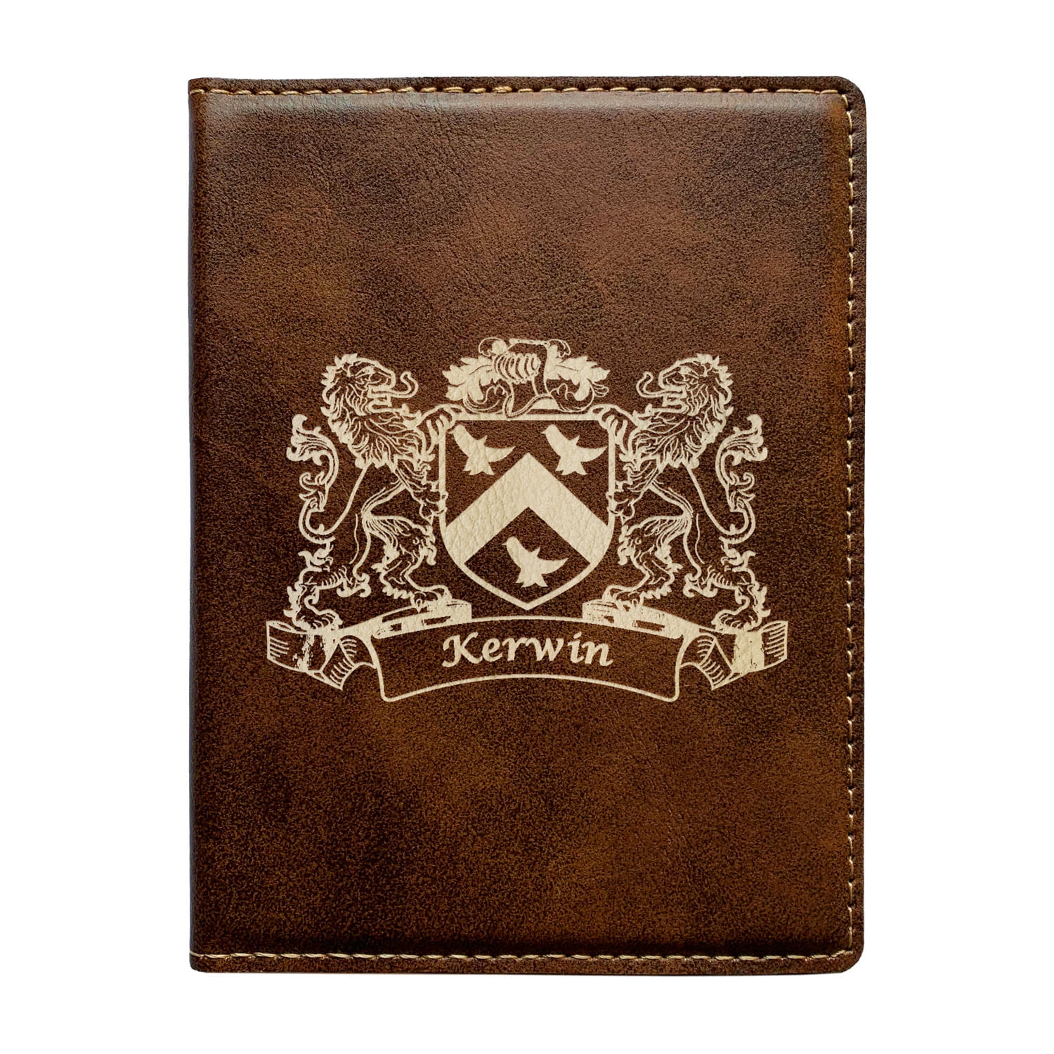 Kerwin Irish Coat of Arms Leather Passport Wallet - Walmart.com