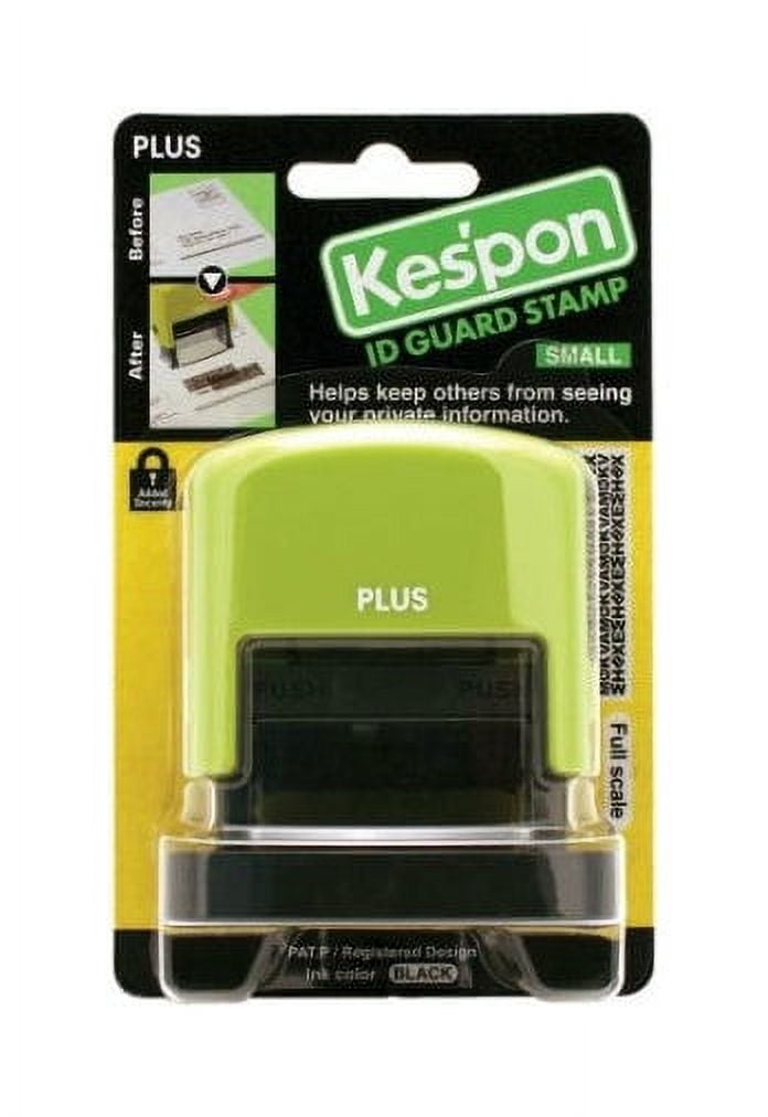 Kespon Guard Your ID Stamp, Small, Green, 1ea 893357000669S599 ...