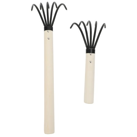 AMES Collector Series 2915806 Leaf Rake, Poly Tine, 26-Tine, Steel ...