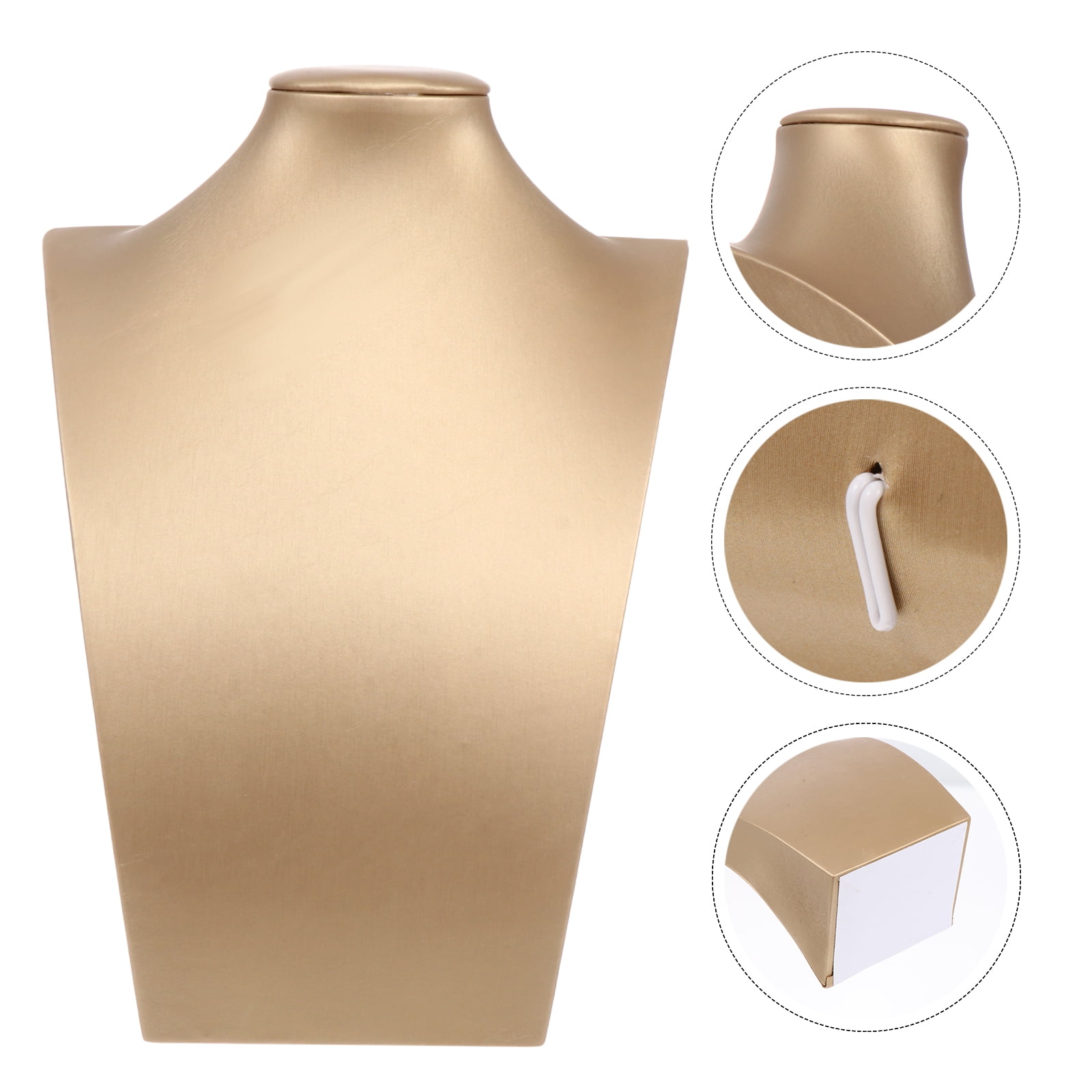 Kesenlong Display Shelf 1Pc Necklace Display Stand Neck Bust Stand ...