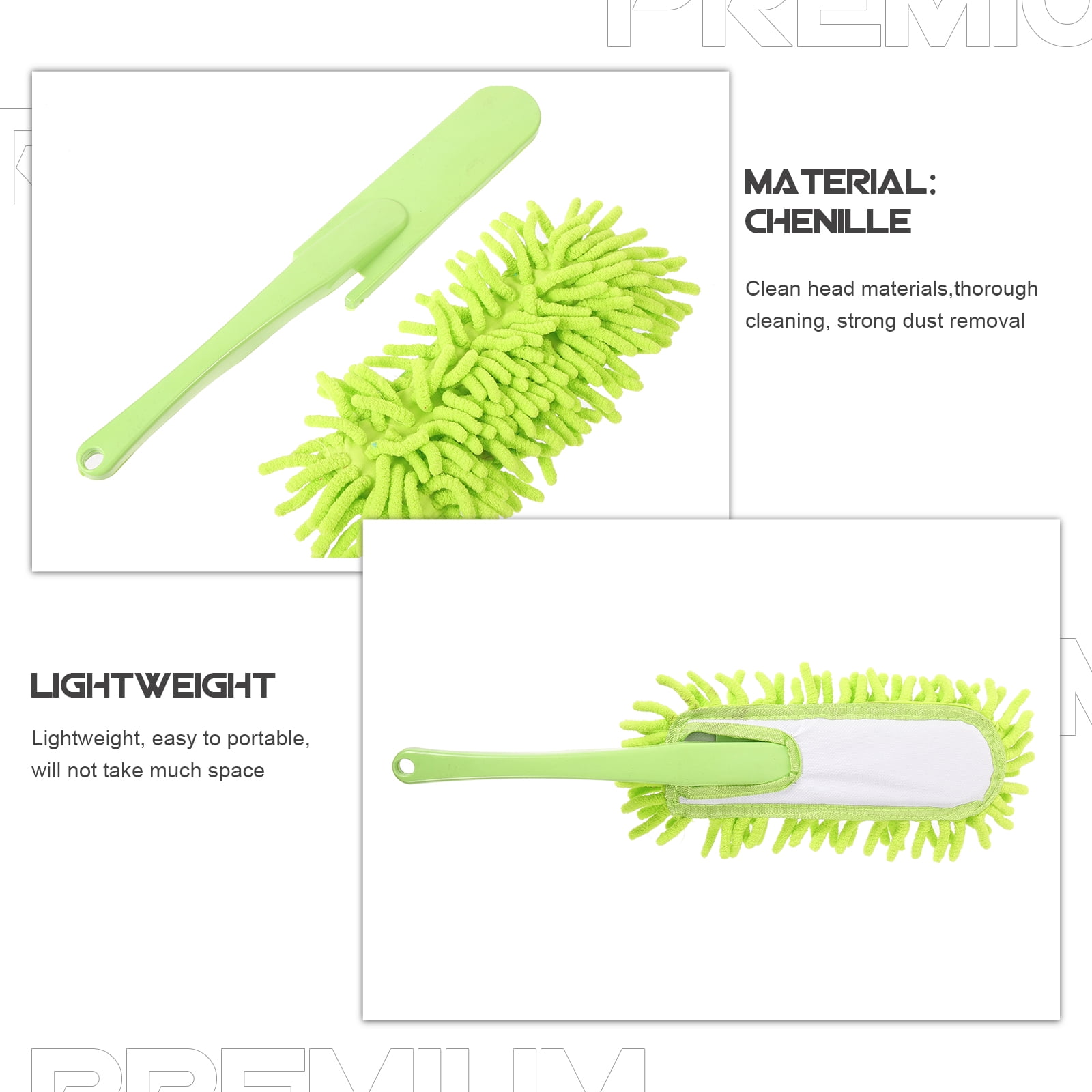 Kesenlong Dust Cleaner Chenille Car Duster Car Cleaning Duster Long ...