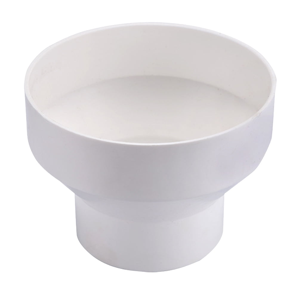 Kesenlong Plastic Range Hood Pipe Connector 150mm to 100mm (White ...