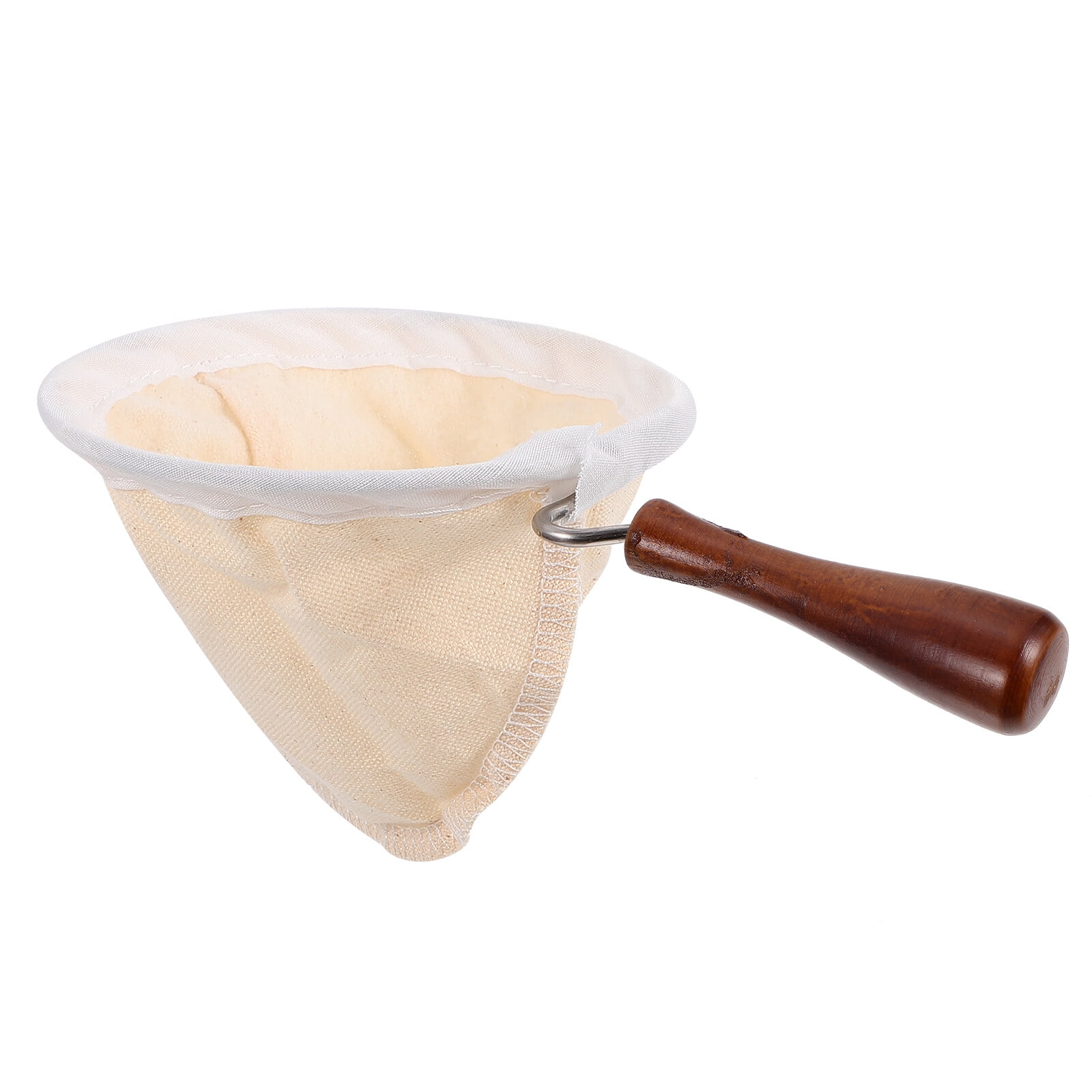 Kesenlong Reusable Cloth Coffee Strainer with Wooden Handle - Walmart.com