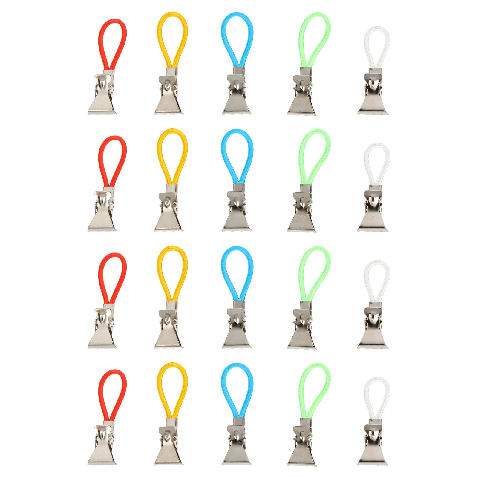 Kesenlong Towel Clips 20pcs Metal Towel Clips Kitchen Bathroom Hanging ...