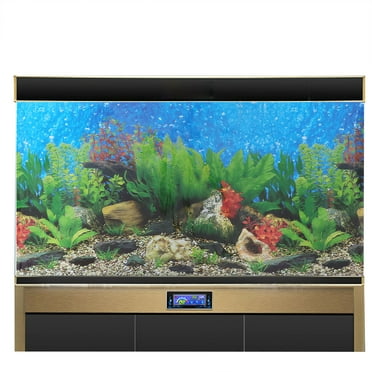 Tebru PVC Adhesive Underwater Coral Aquarium Fish Tank Background ...