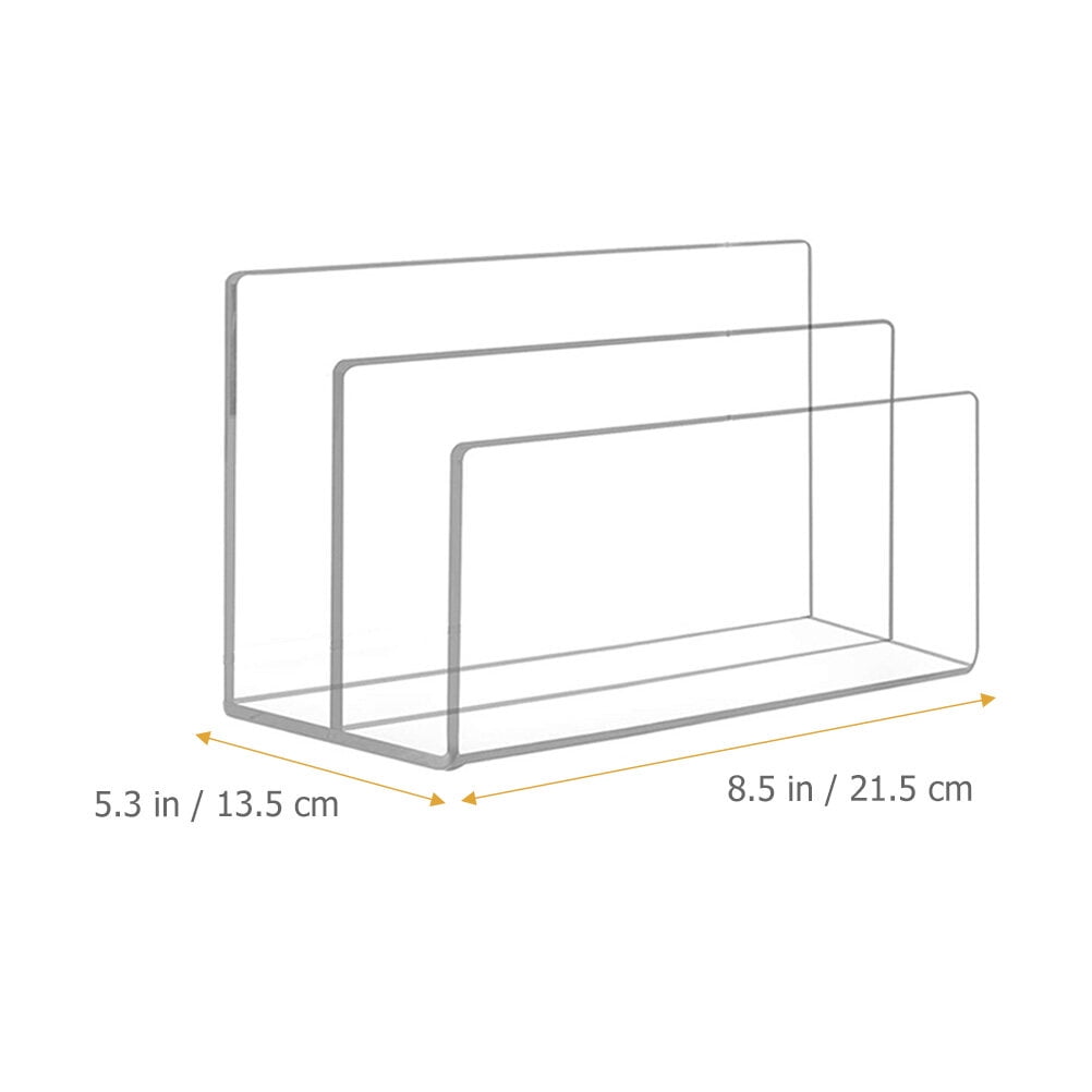 Kesenlong file organizer File Organizer 2-slot Acrylic Organizer File ...