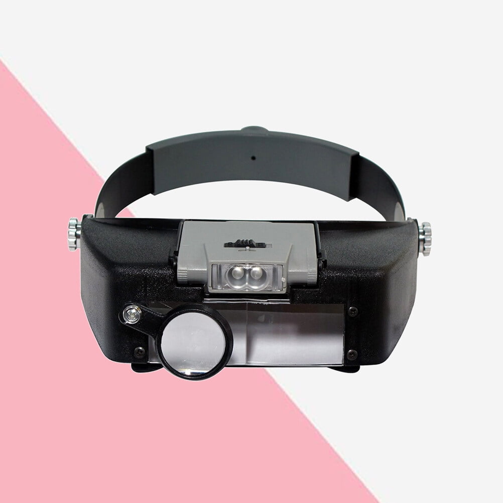 Kesenlong magnifier Wearable Magnifying Glasses Head Visor Style ...