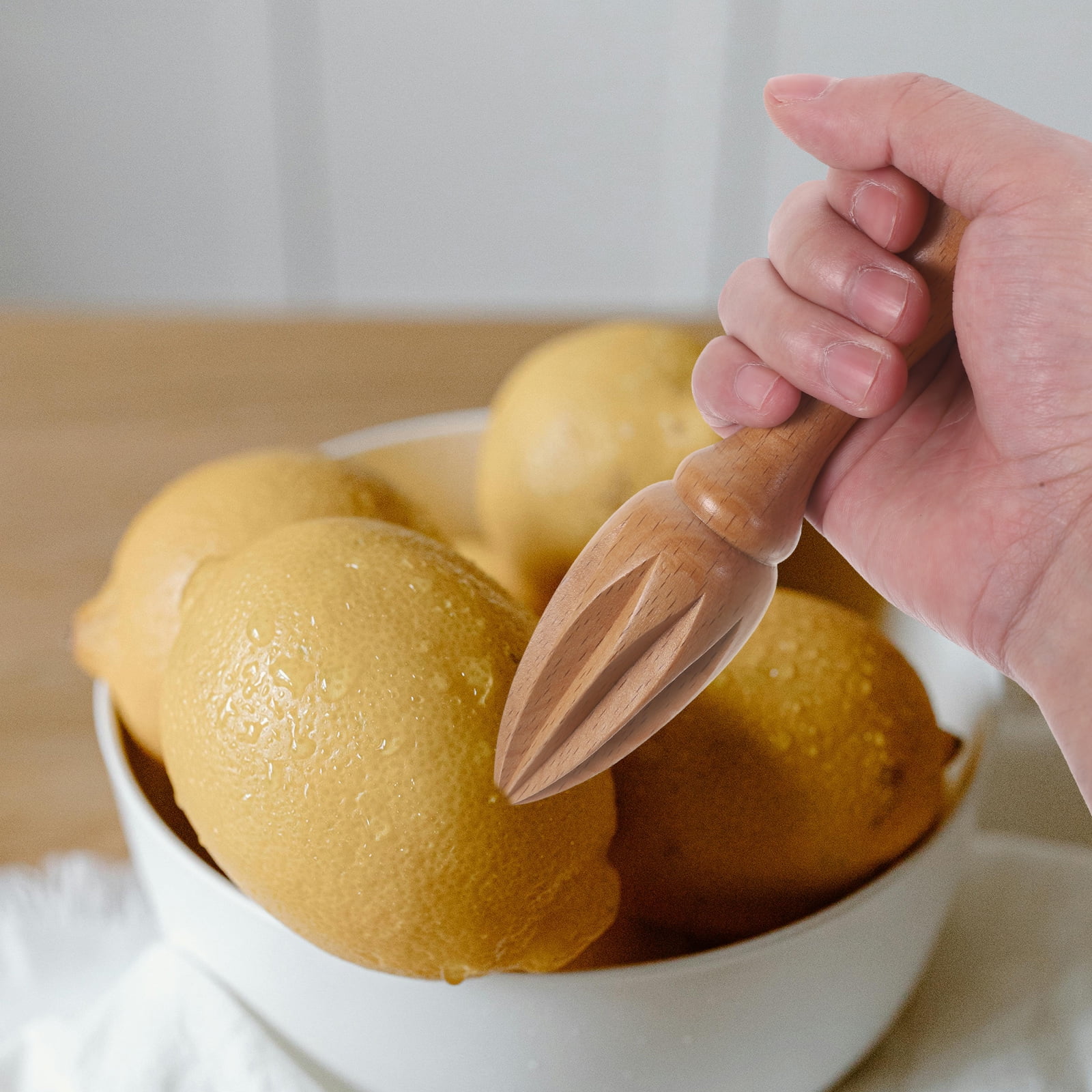 Kesenlong reamer Beech Wood Citrus Reamer Lemon Cone Juicer Squeezer ...