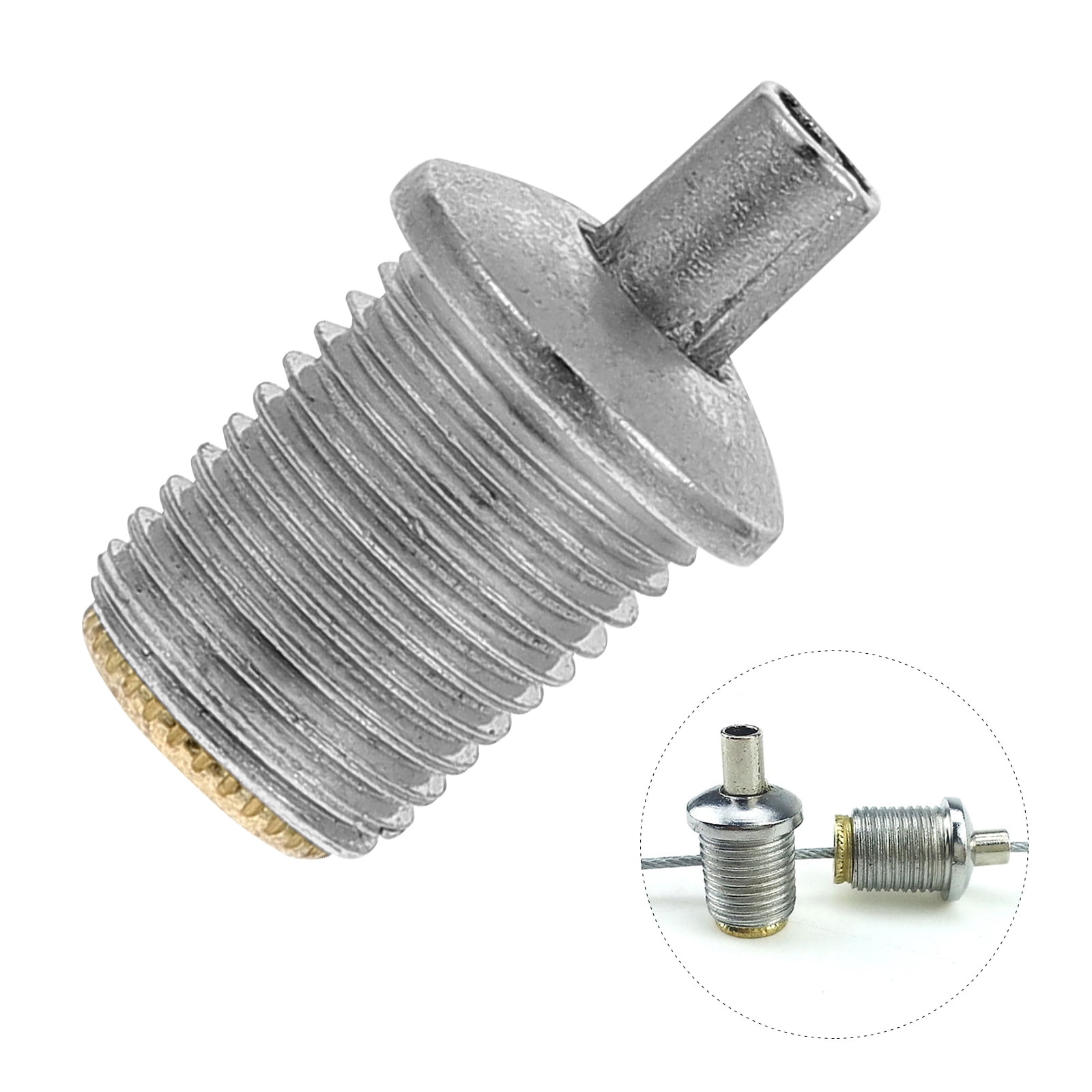 Kesenlong steel cable clamp 30pcs External Tooth Tension Wire Rope ...