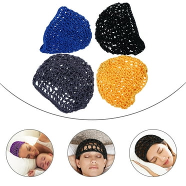 10pcs Crocheted Hair Net Practical Colored Hairnet - Walmart.com