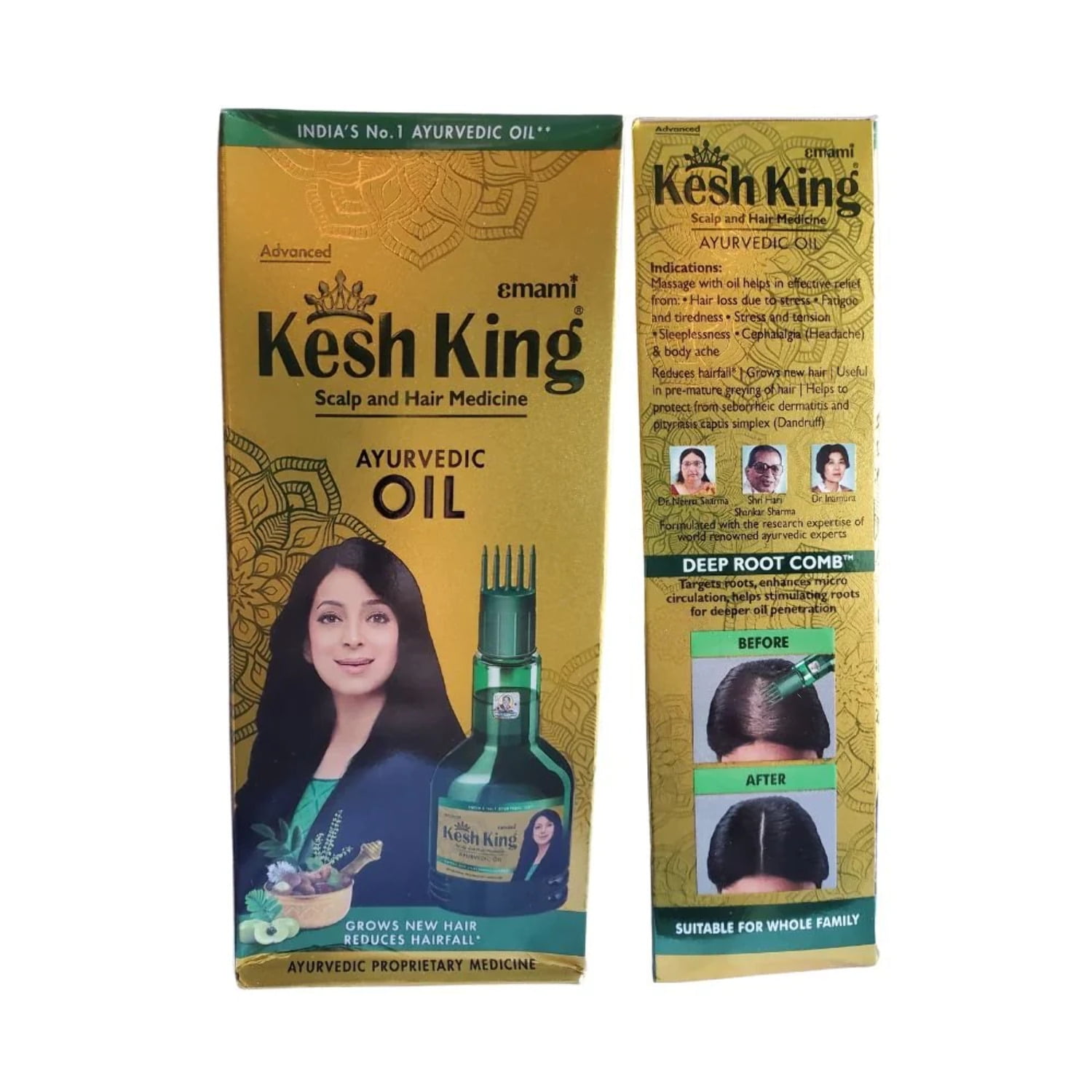 Kesh King Ayurvedic Hair Oil Reduces Hair Fall 100ml - Walmart.com