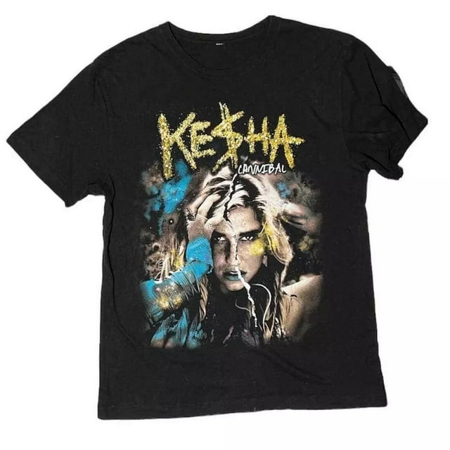 Kesha 2011 Cannibal Get Sleazy Tour Short Sleeve S-4XL Shirt For Fans ...