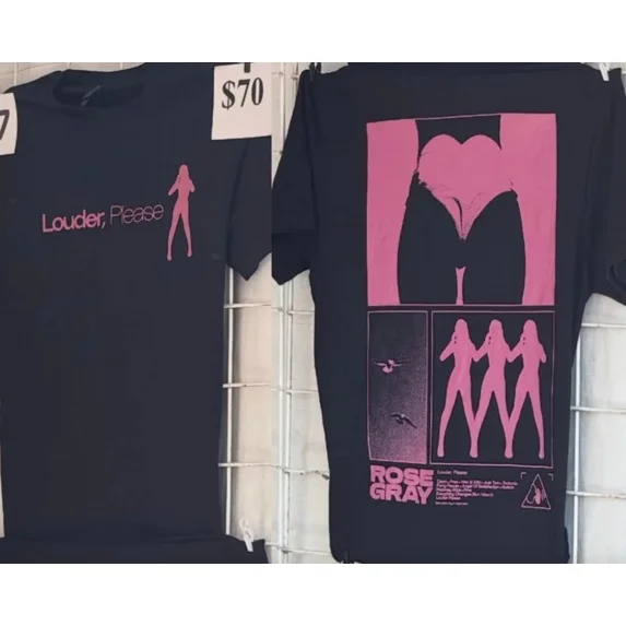 Kesha The Ti.ts Out Tour 2025 Ro.se Gray Louder Please T-shirt Toronto ...