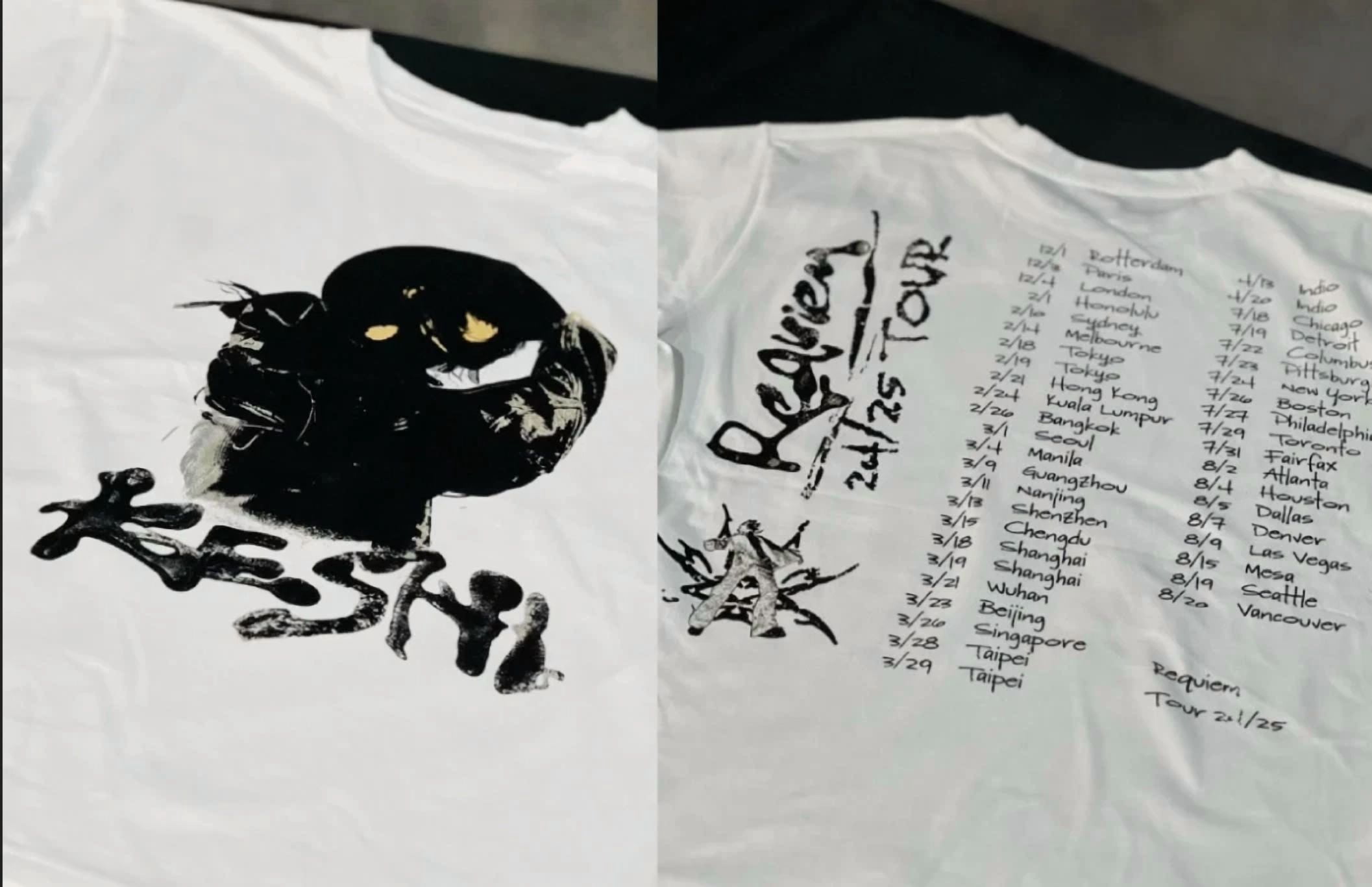Keshi Requiem Tour Merch 2025 T-shirt - Walmart.com
