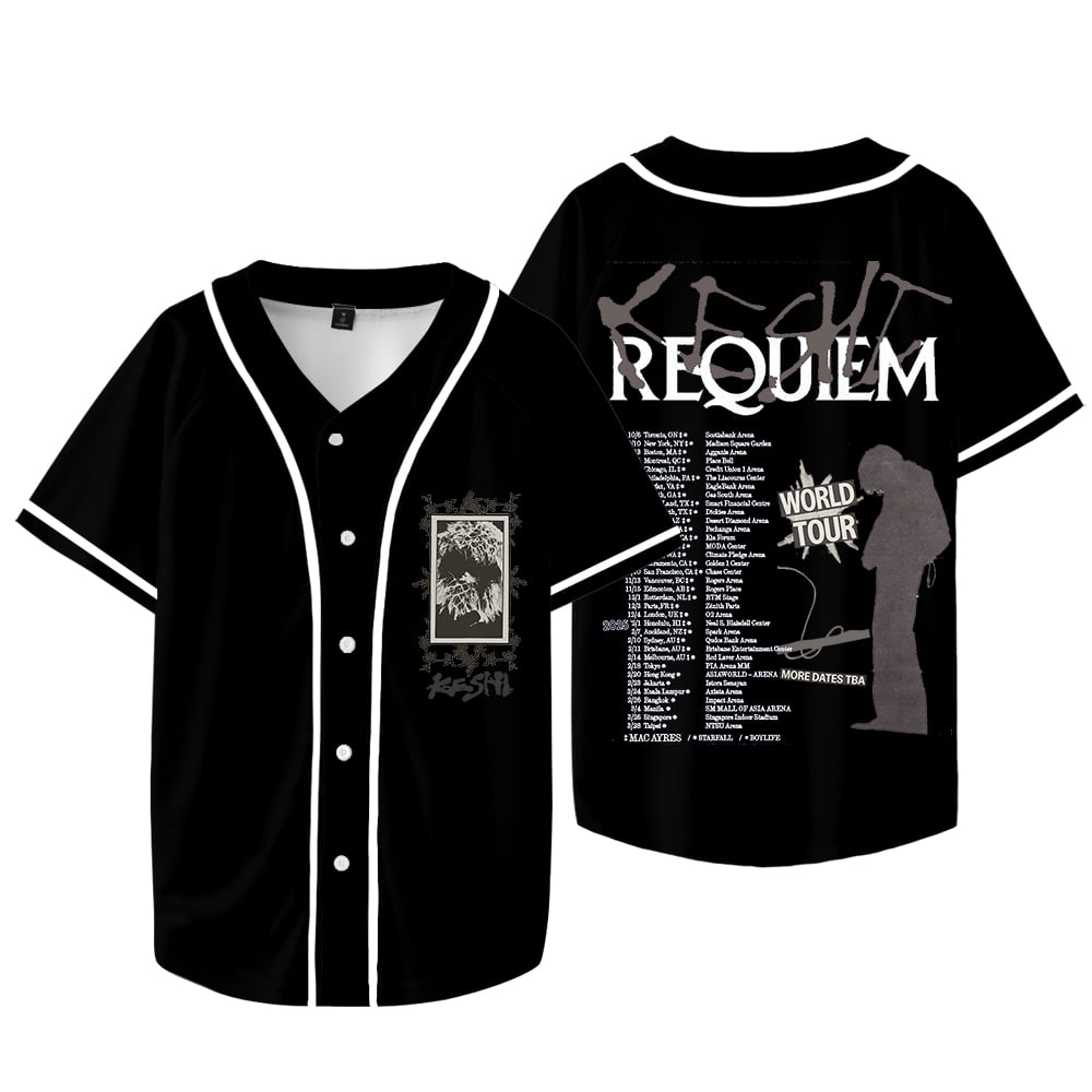 Keshi Requiem World Tour Merch Baseball Jacket Tee Cosplay Women Men ...