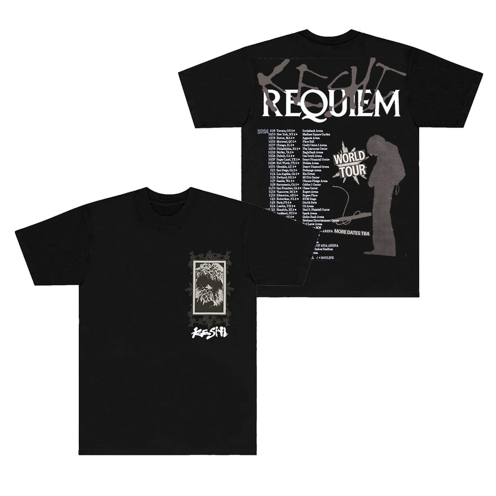 Keshi Requiem World Tour Merch T-Shirts New Logo Tee Cosplay Women Men ...