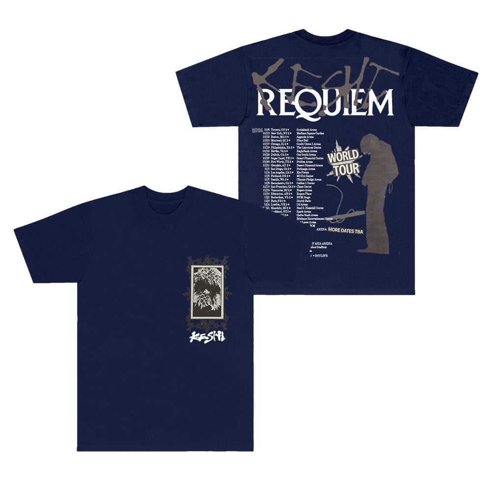 Keshi Requiem World Tour Merch T-Shirts New Logo Tee Women Men Fashion ...
