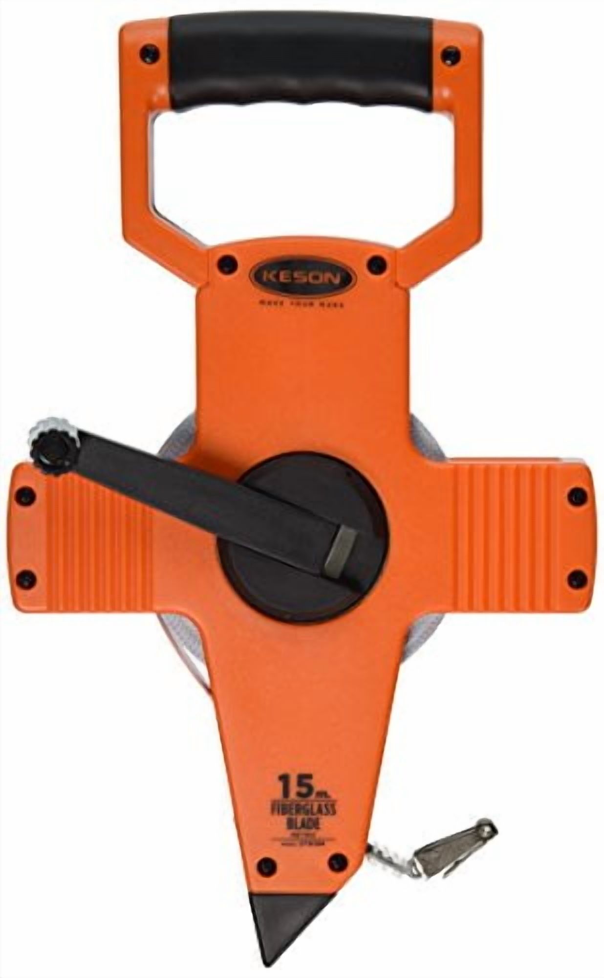 Keson 15m Fiberglass Metric Long Tape Measure, Pumpkin OTR-15M ...