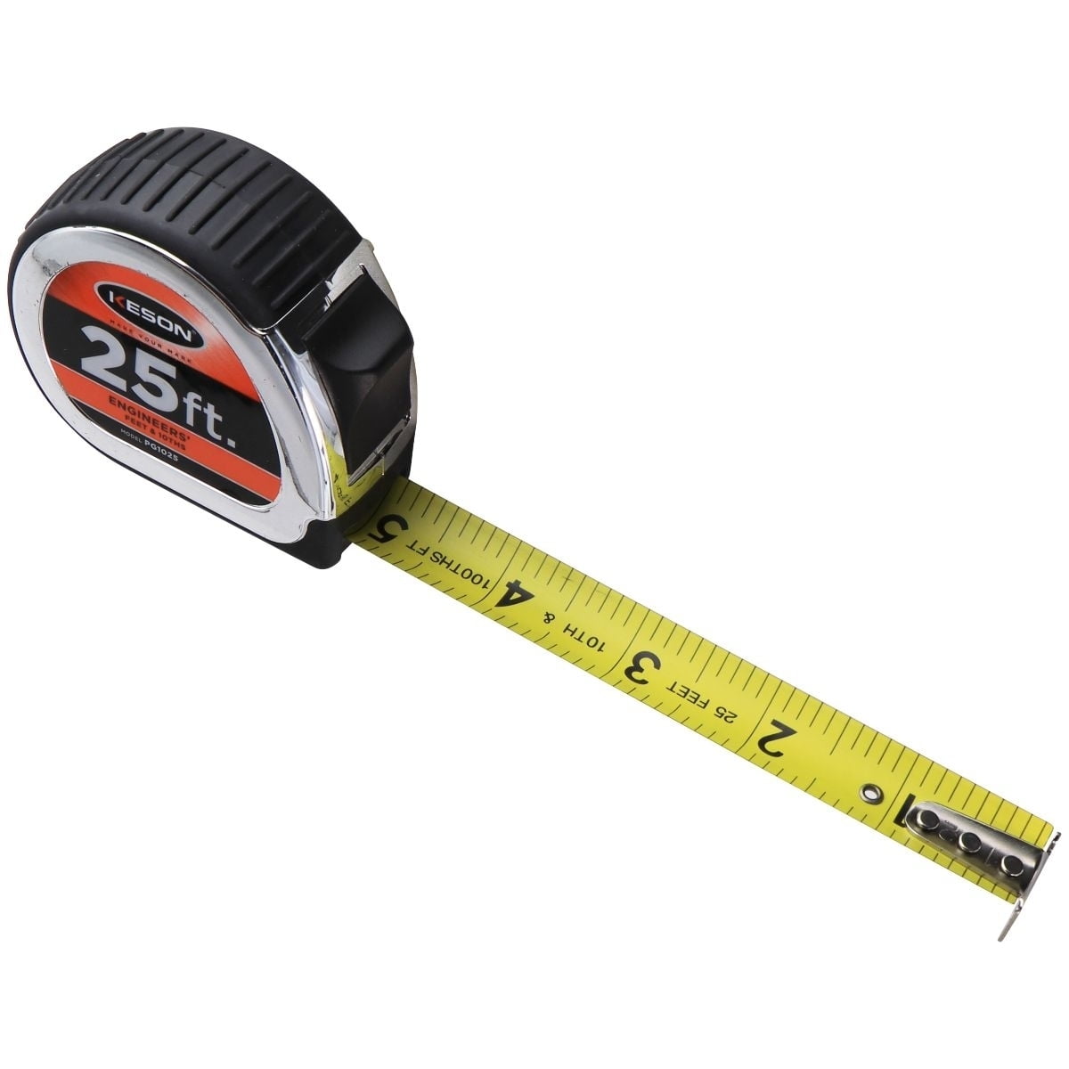 Keson 25-ft Tape Measure Feet and Inches - PG1025 - Silver - Walmart.com